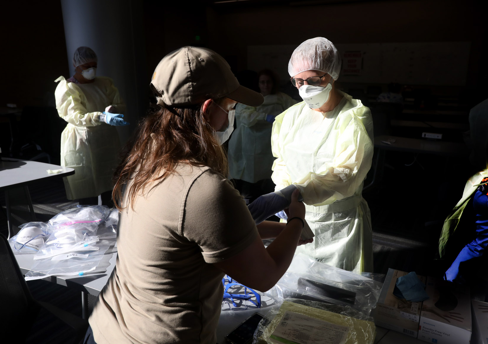 County drive-thru coronavirus testing center - nj.com