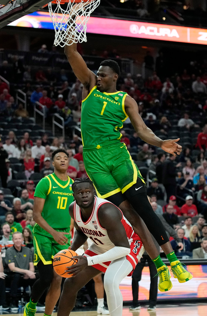Oregon vs. Arizona at Pac-12 tournament, March 15, 2024 - oregonlive.com