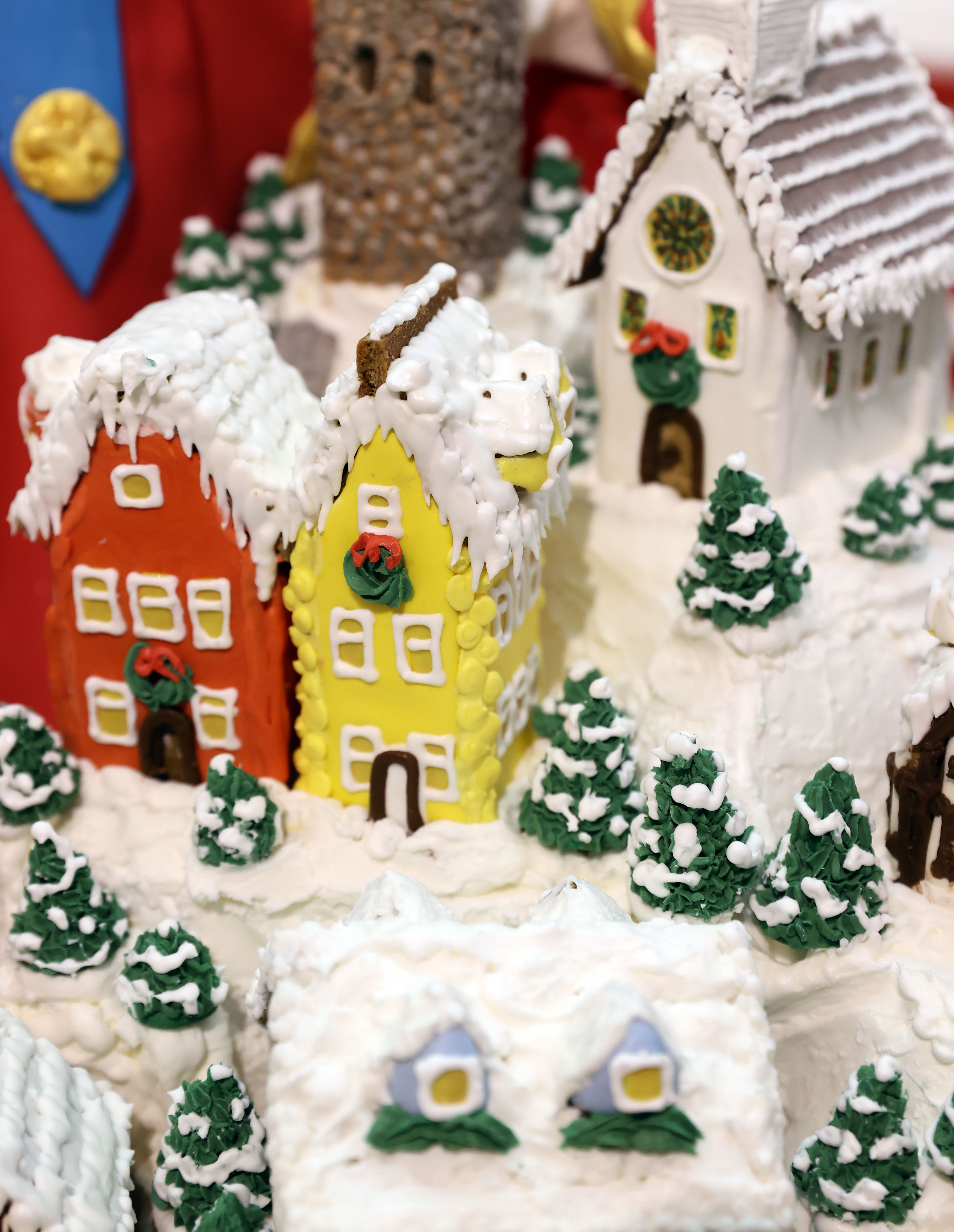 Gingerbread displays at Cleveland Botanical Garden, November 17, 2022 ...