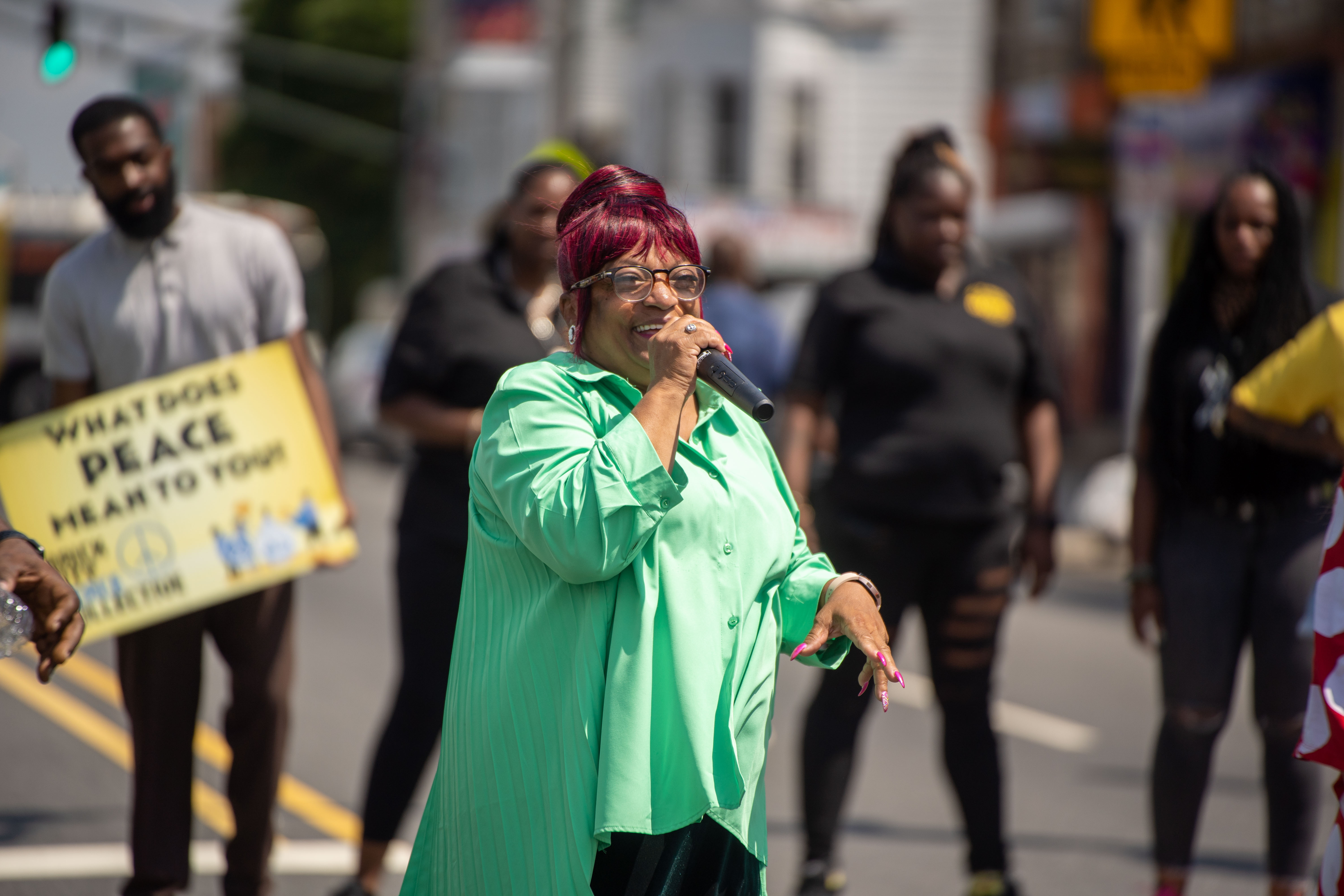 The Newark Anti-Violence Coalition marches to condemn gun violence - nj.com