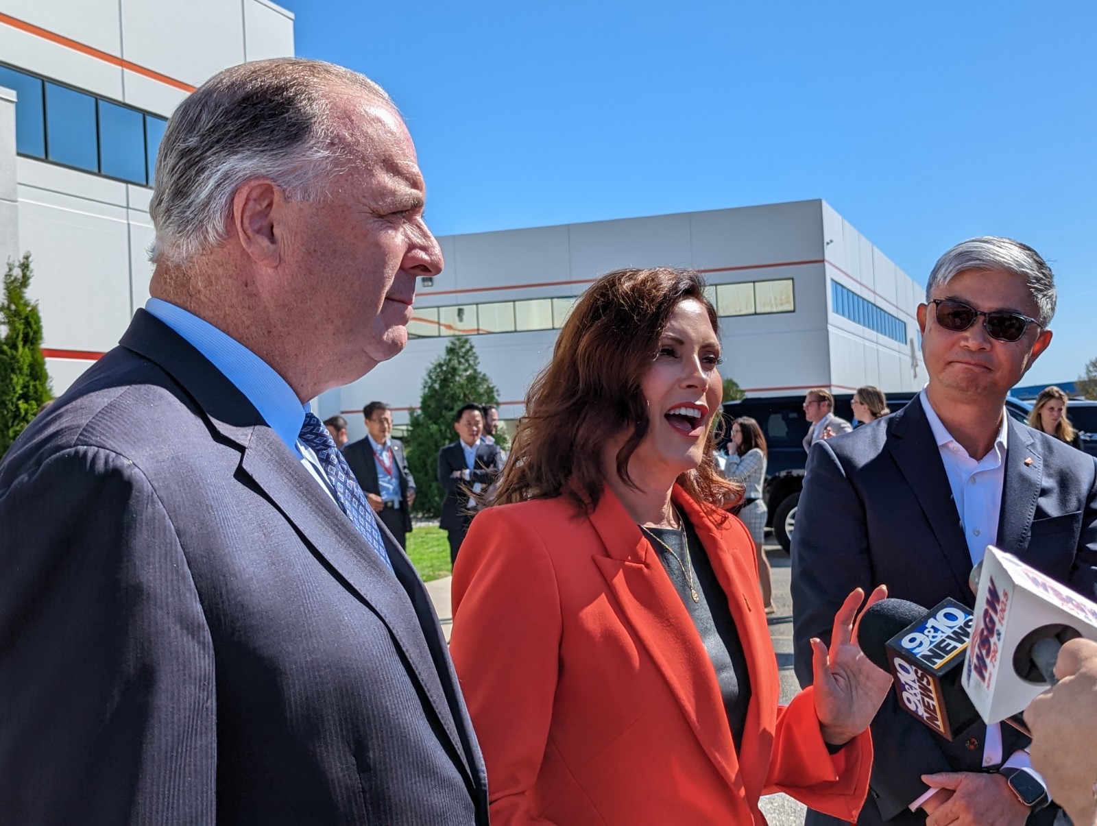 Gov. Whitmer, officials visit new SK Siltron CSS location in Monitor ...