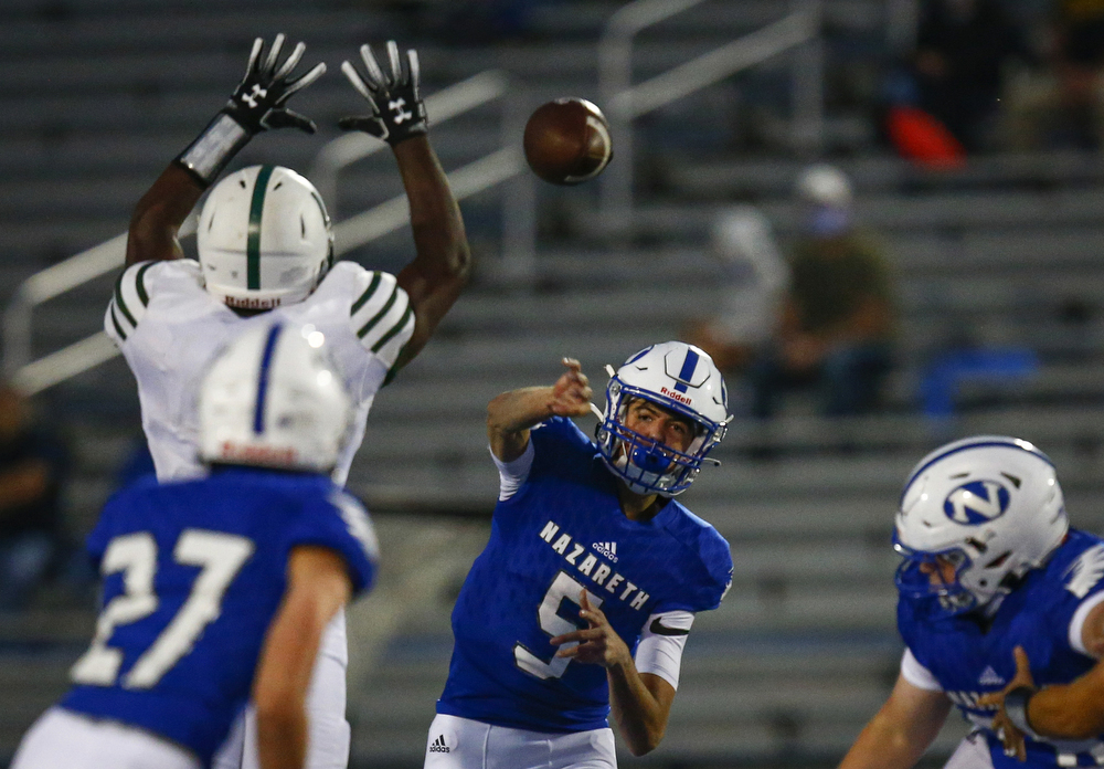 Nazareth football hosts Allentown Central Catholic on Sept. 25, 2020 ...