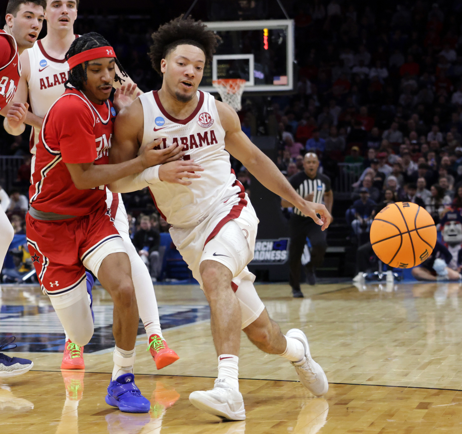 Alabama vs. Robert Morris first round, NCAA basketball, March 21, 2025 ...