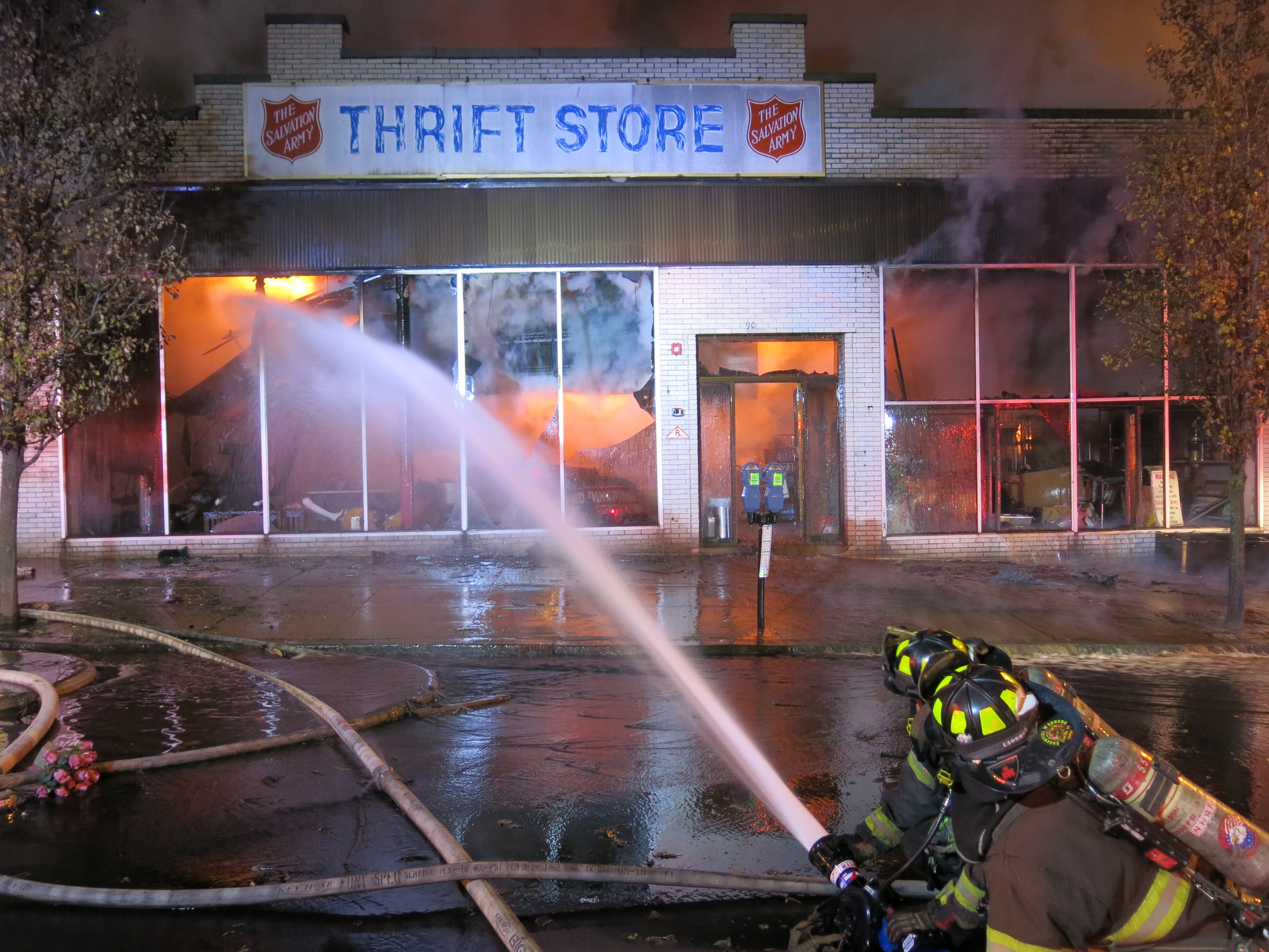 5-alarm fire at Union City Salvation Army thrift store - nj.com