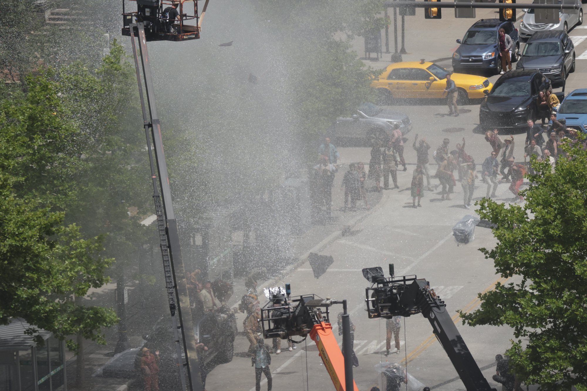 Superman movie resumes at Cleveland’s Public Square, July 2, 2024 ...