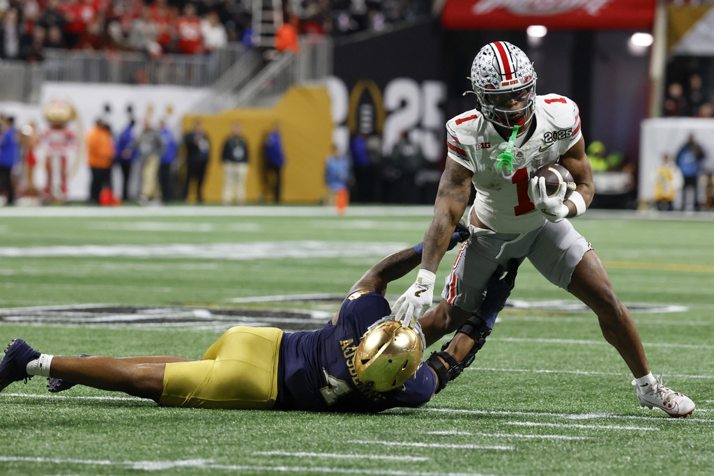 Cleveland Browns pick RB Quinshon Judkins in second round of the NFL ...