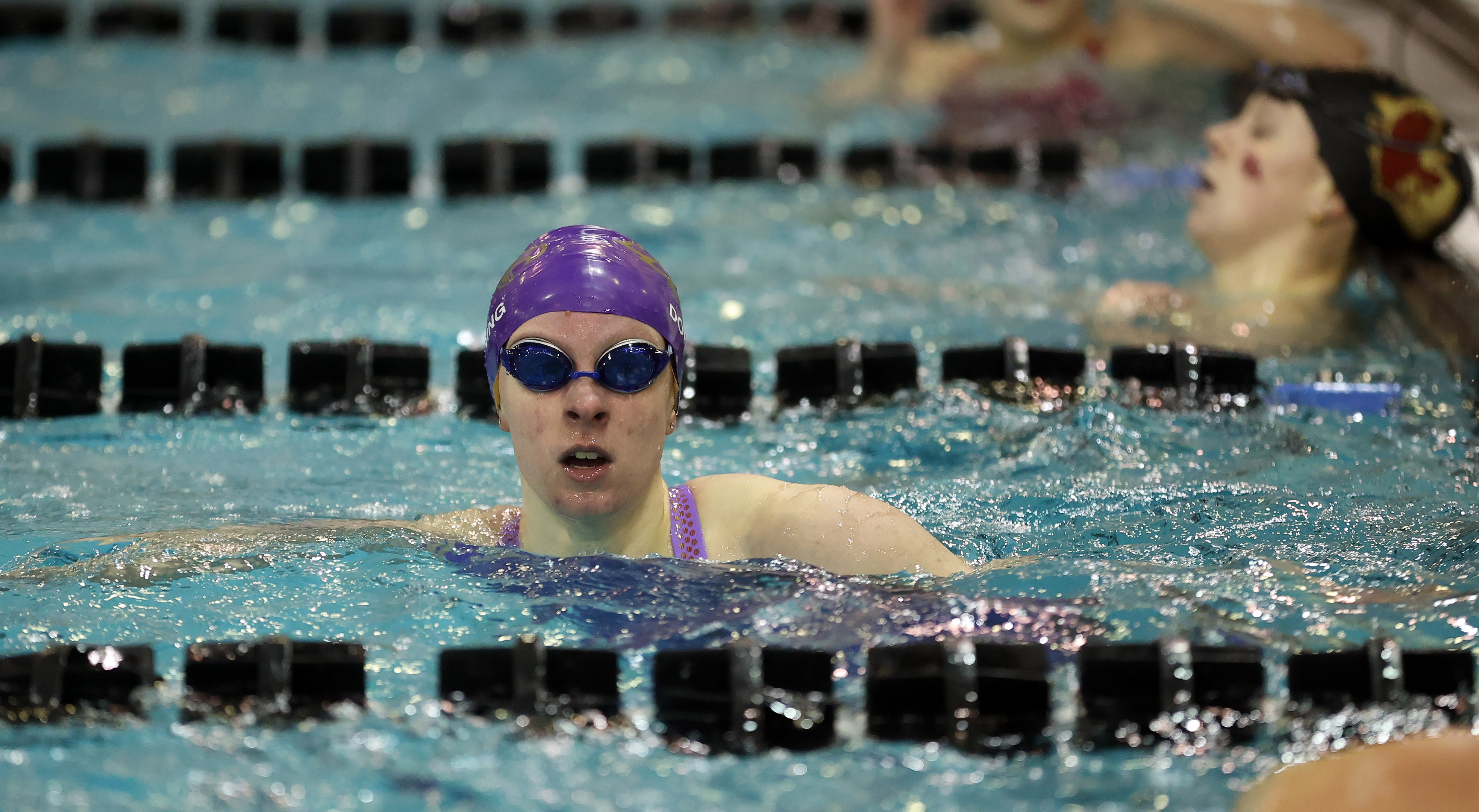 OHSAA division I state swimming championships, February 25, 2023 ...