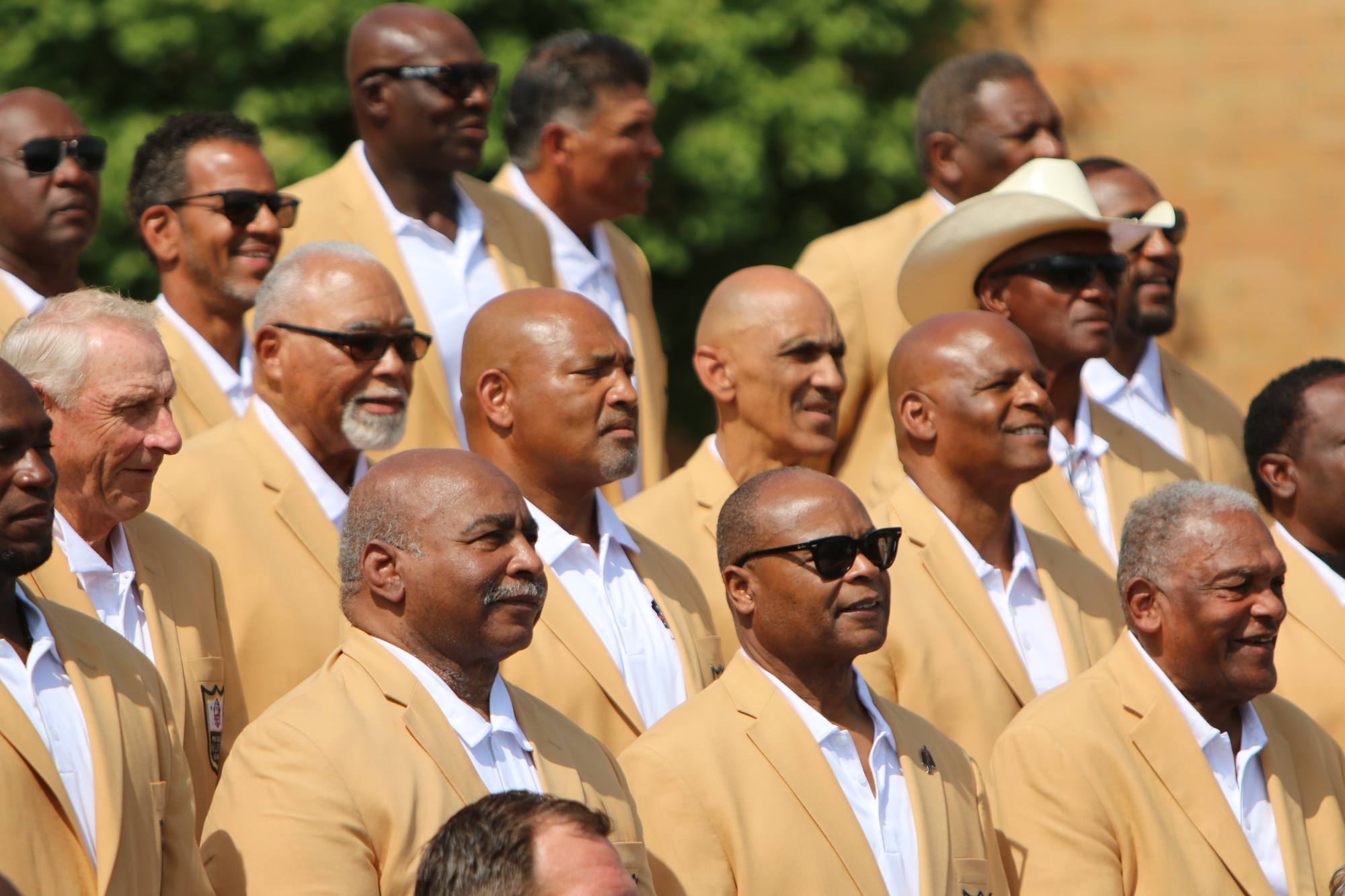 Pro Football Hall of Fame Gold Jacket group photo - cleveland.com