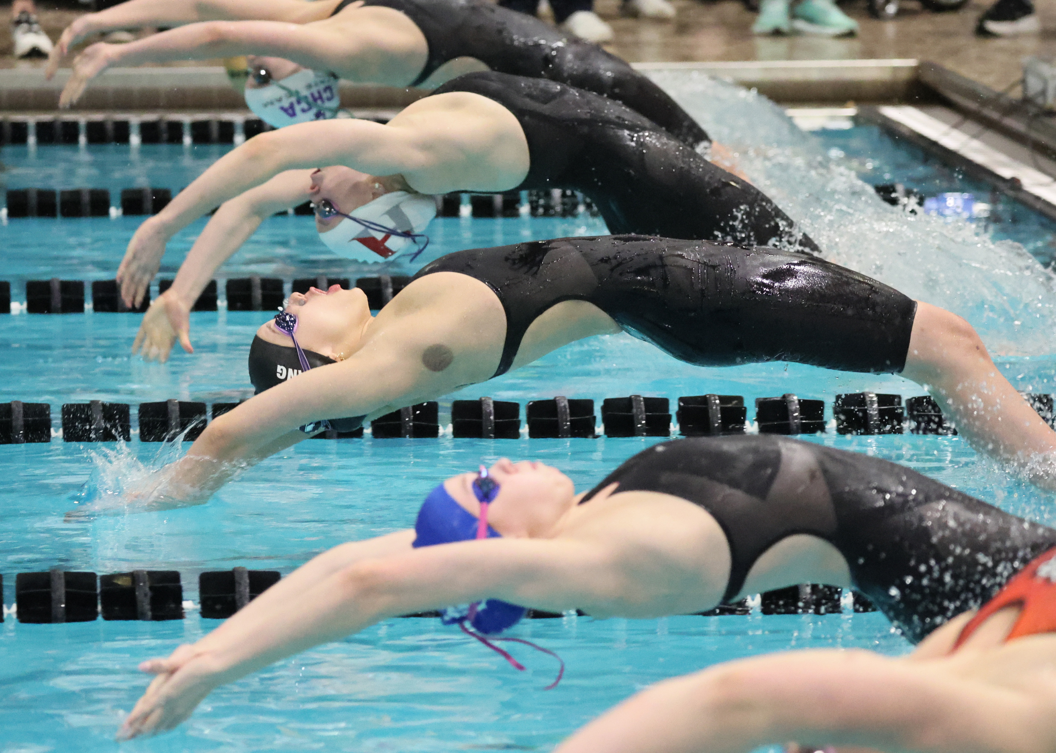High school division II girls swimming championships, February 27, 2026 ...
