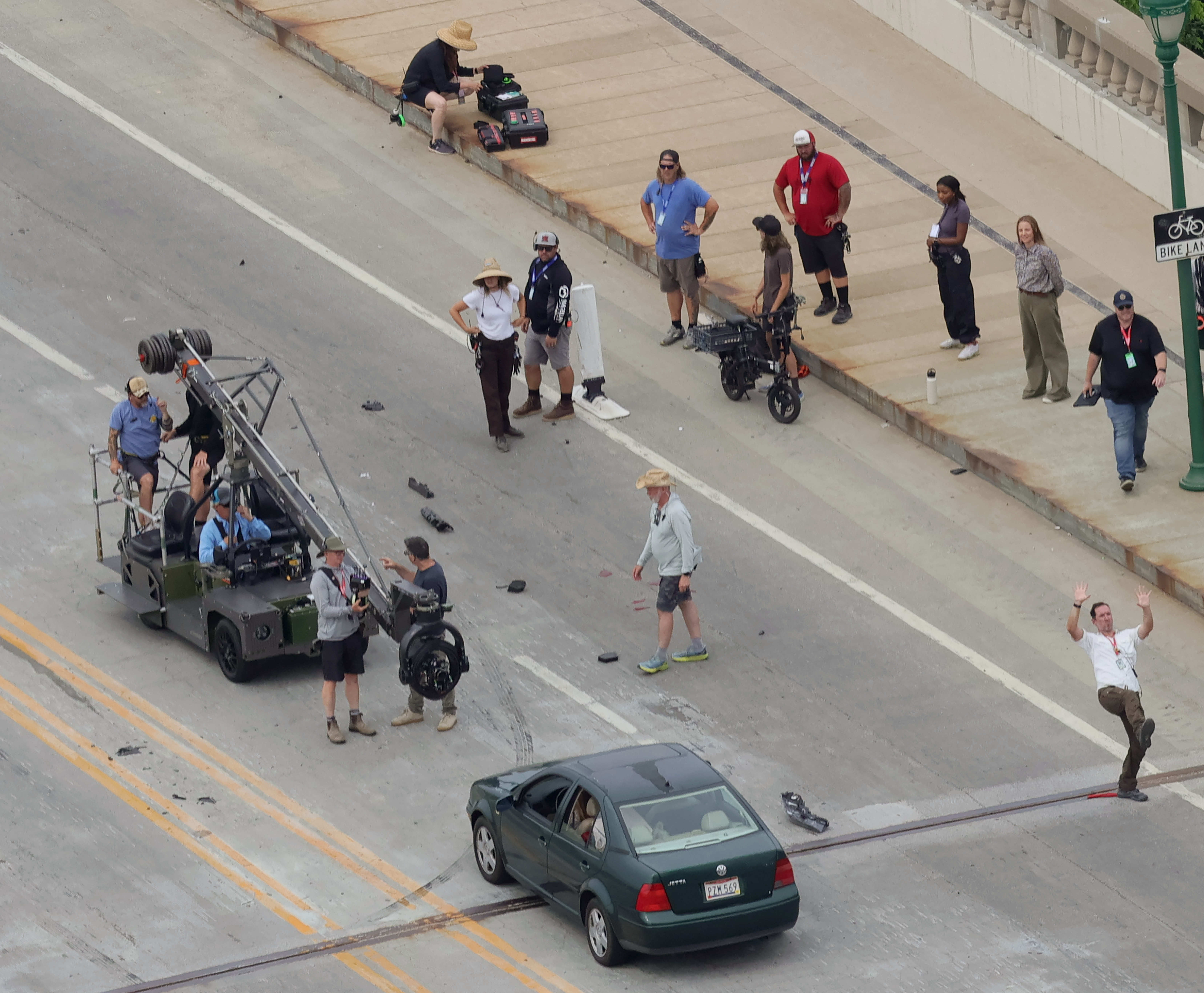Superman movie continues filming on Detroit-Superior Bridge, July 9 ...