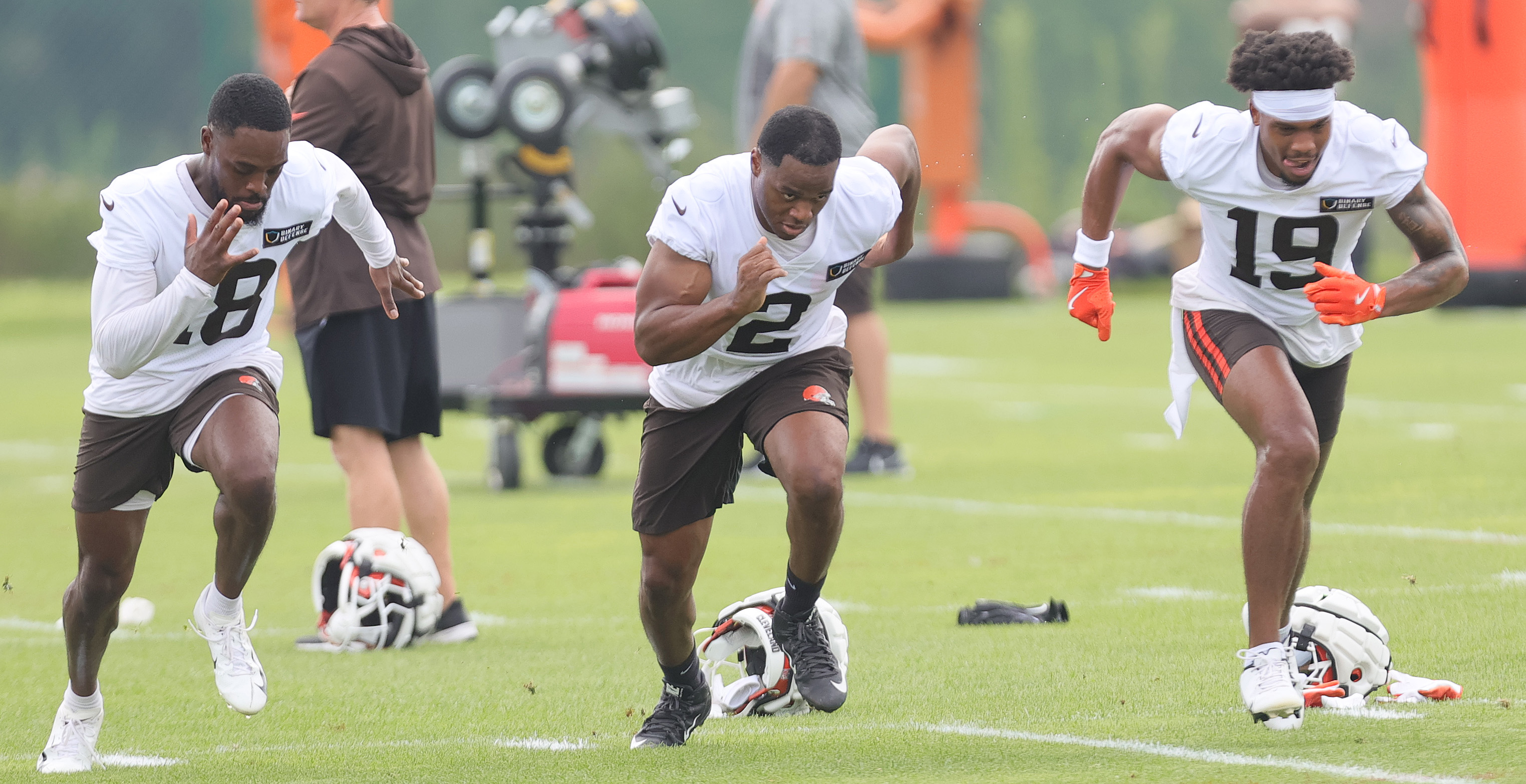 Cleveland Browns wide receiver on the first day of training camp, July 25, 2024 - cleveland.com
