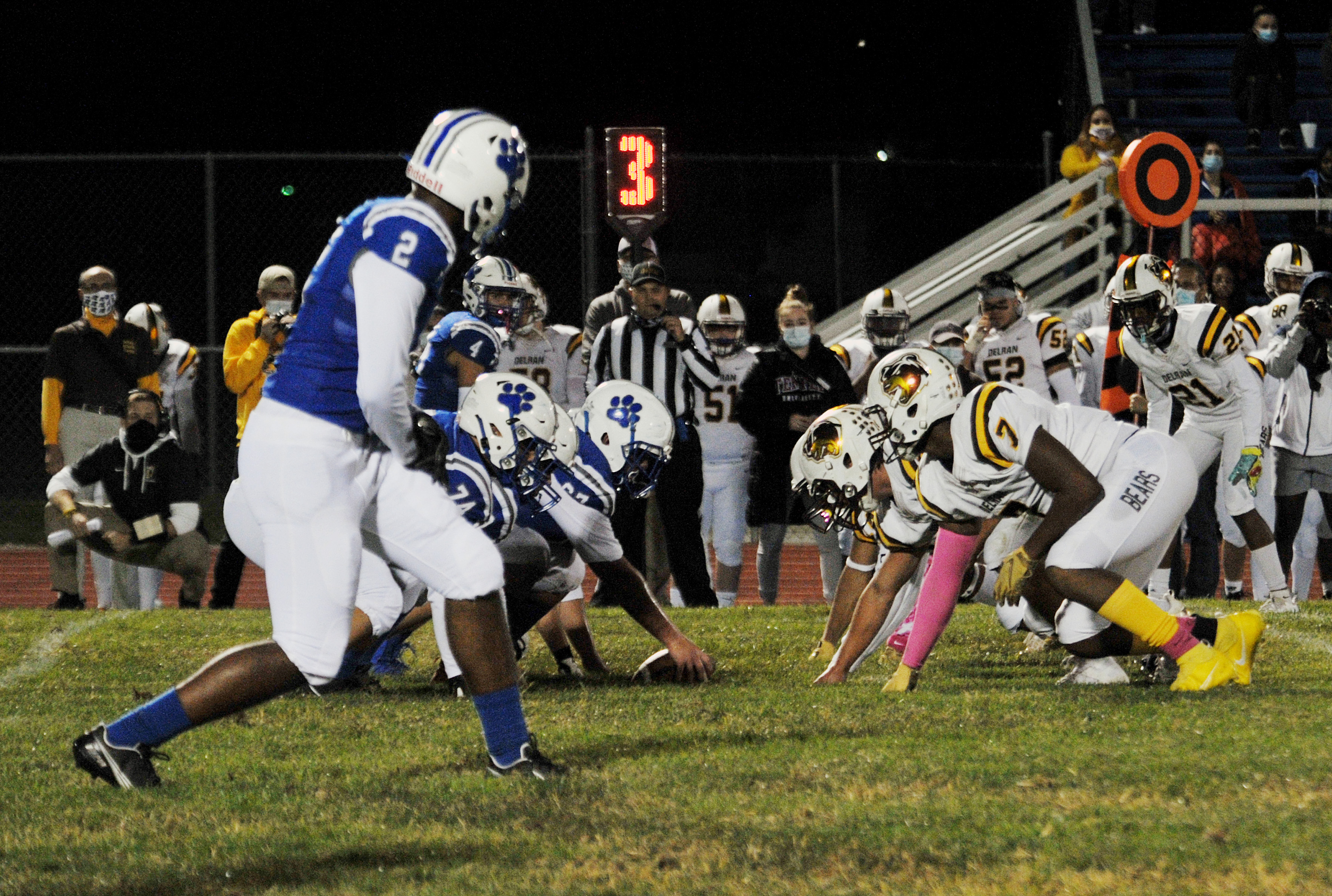 High School Football Delran High School at Northern Burlington High ...