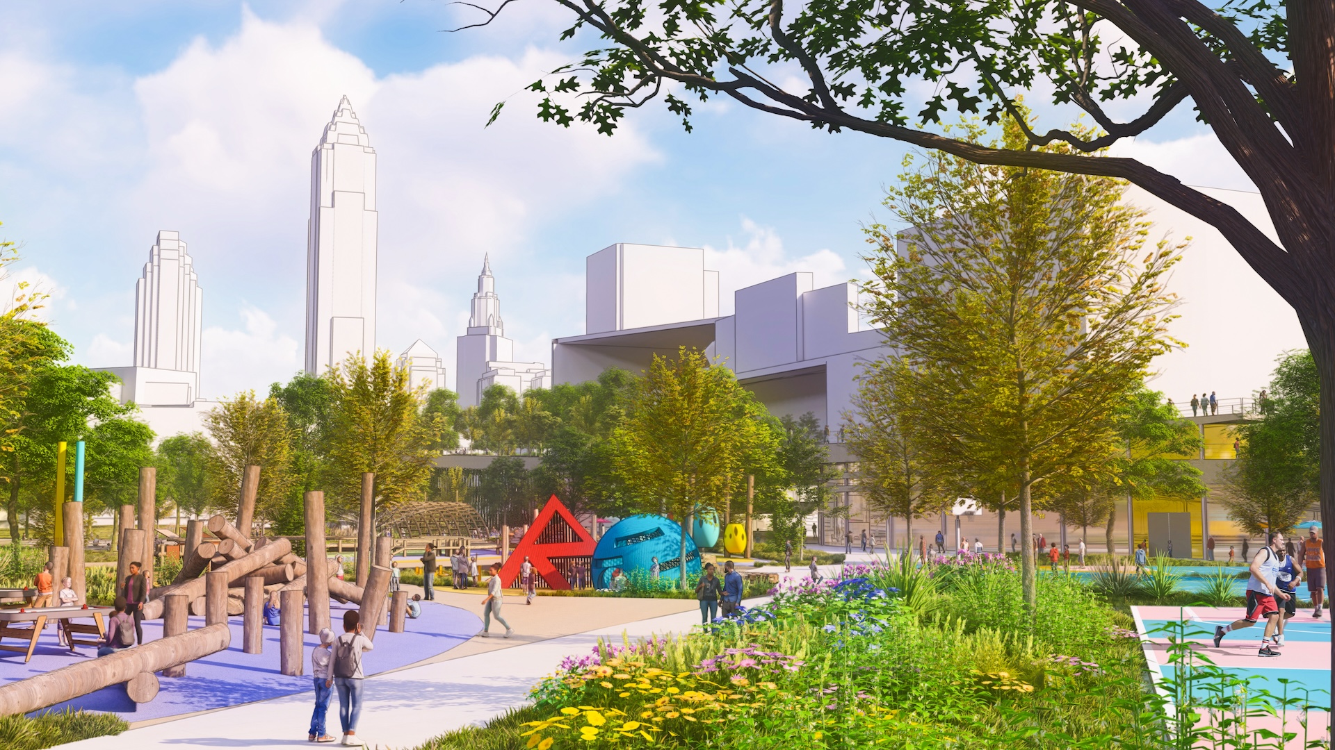 Latest plans for downtown Cleveland lakefront at 60% completion ...