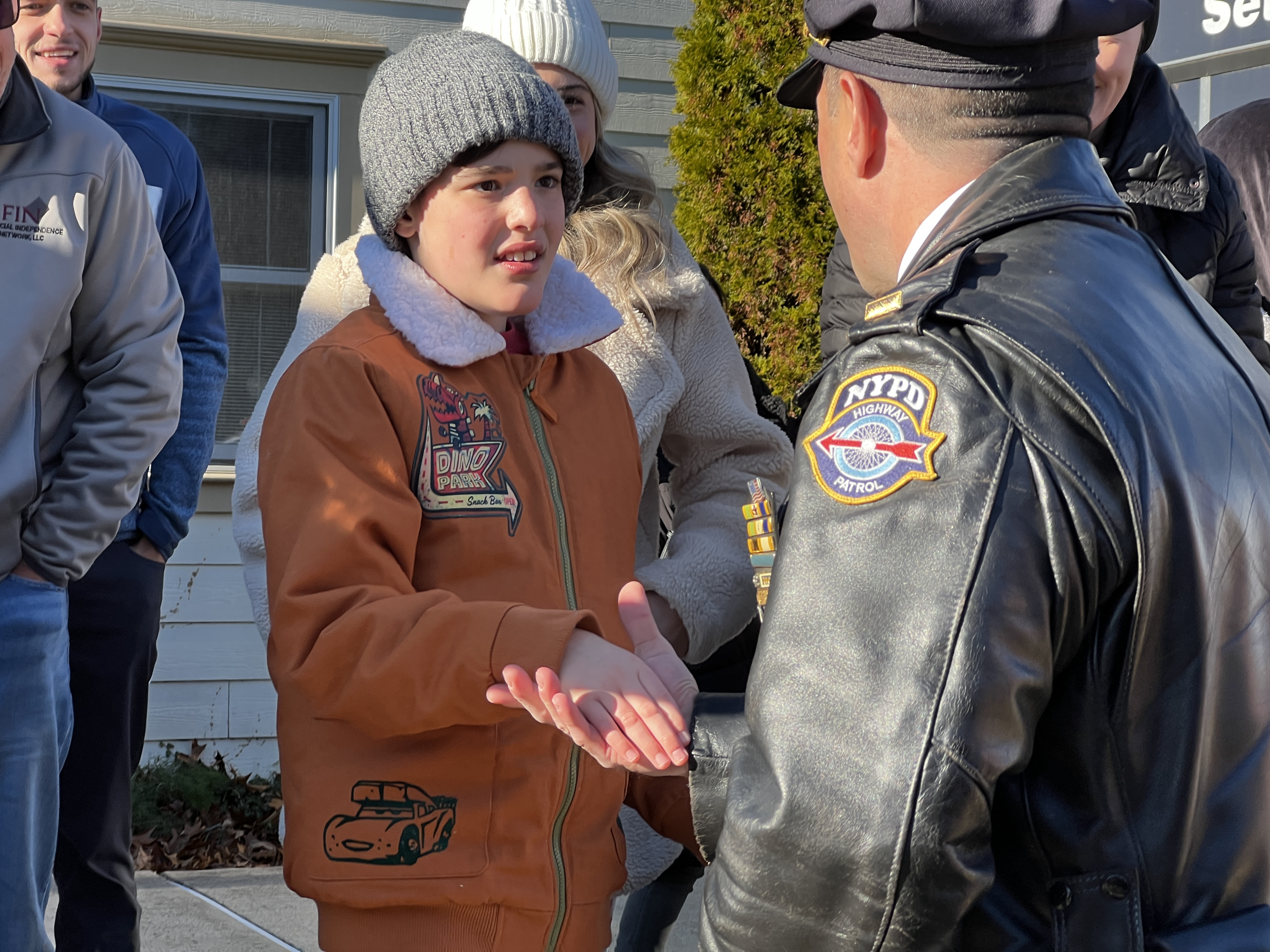 NYPD Highway District 5 officers at Seton Foundation for Learning for ...
