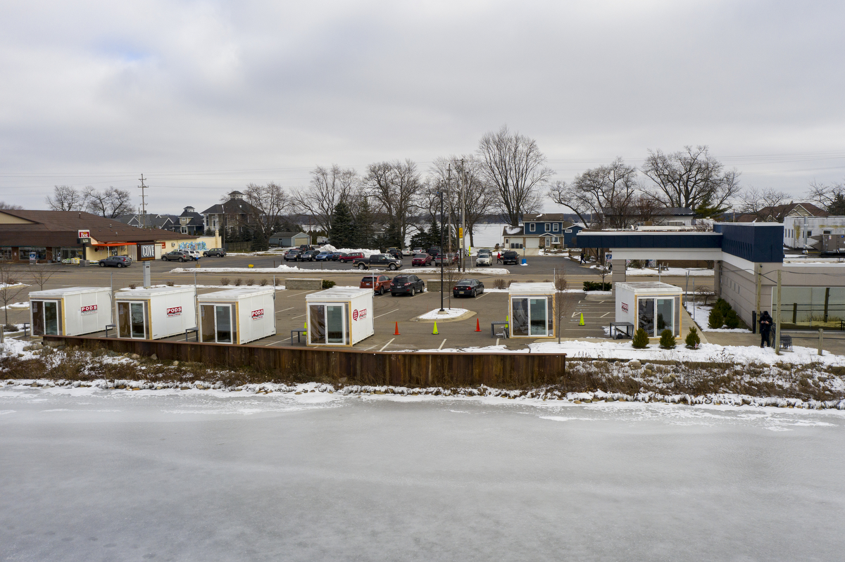 Two Kalamazoo restaurants transform moving pods into private dining ...