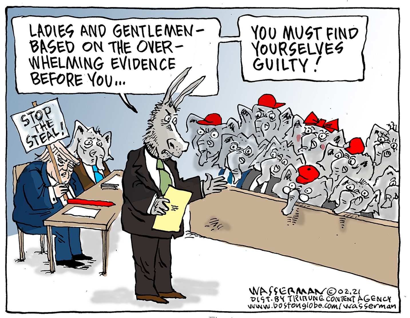 Editorial cartoons for Feb. 14, 2021 - syracuse.com