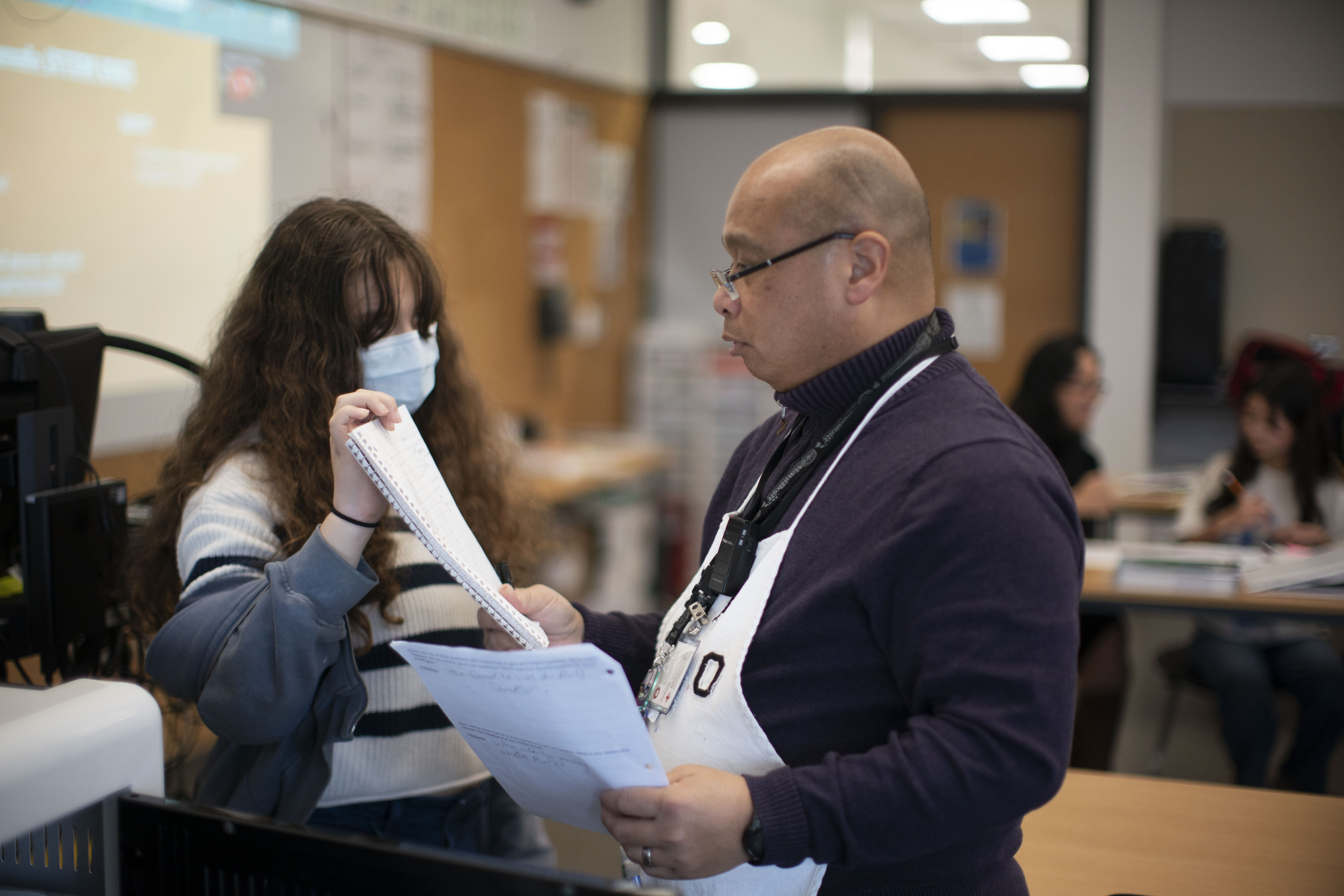 Math class at Faubion School in Portland - oregonlive.com