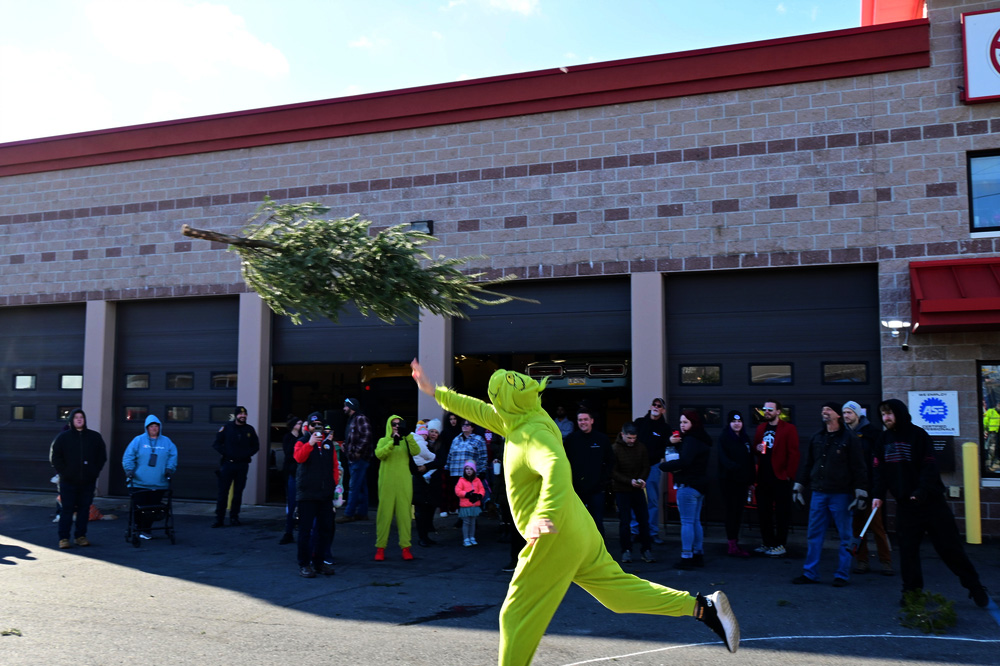 Bethlehem tree toss raises money for domestic violence survivors ...