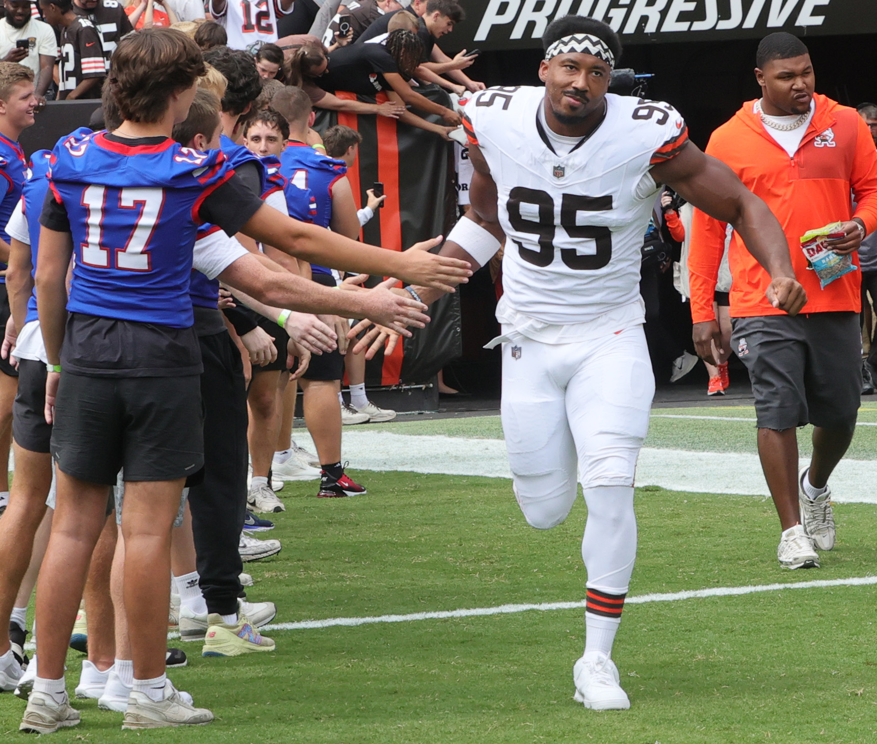 Cleveland Browns vs. Los Angeles Rams in preseason game, August 23 ...
