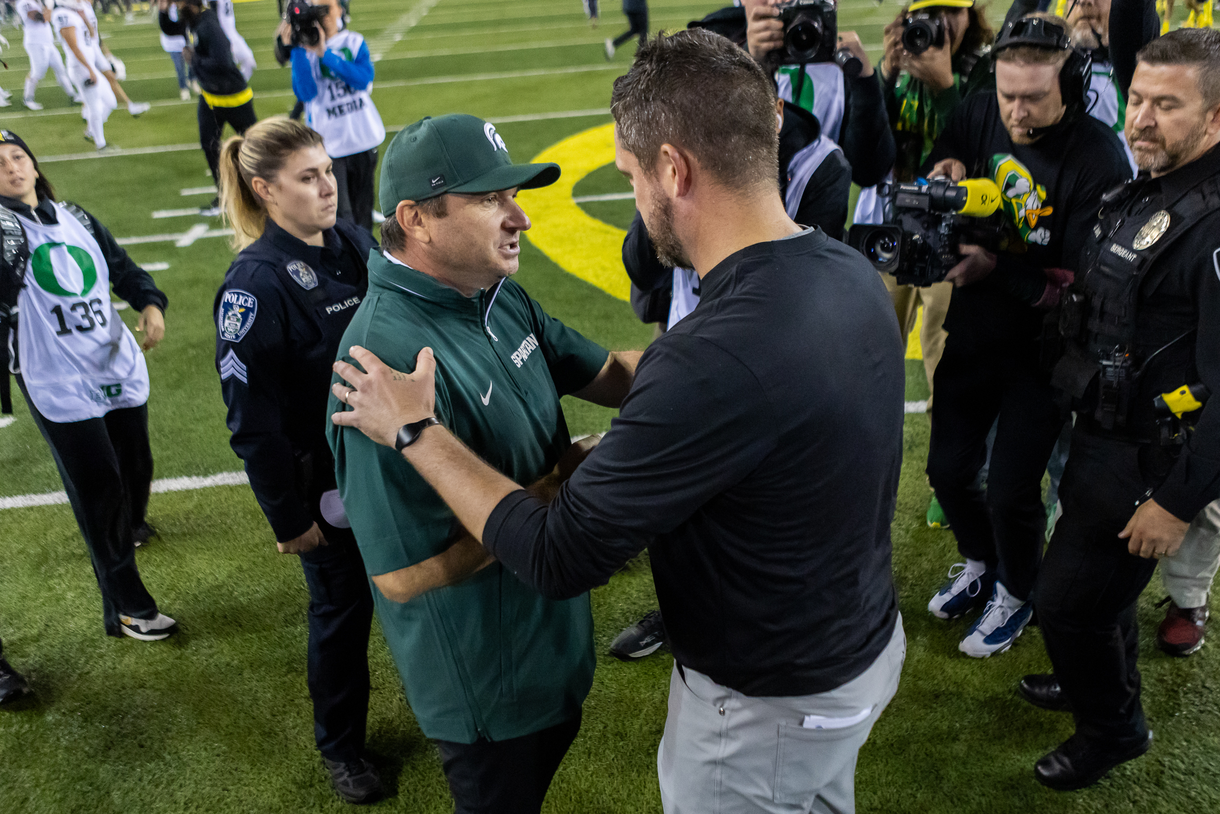 No. 6 Oregon Ducks vs. Michigan State Spartans: Oct. 4, 2024 ...