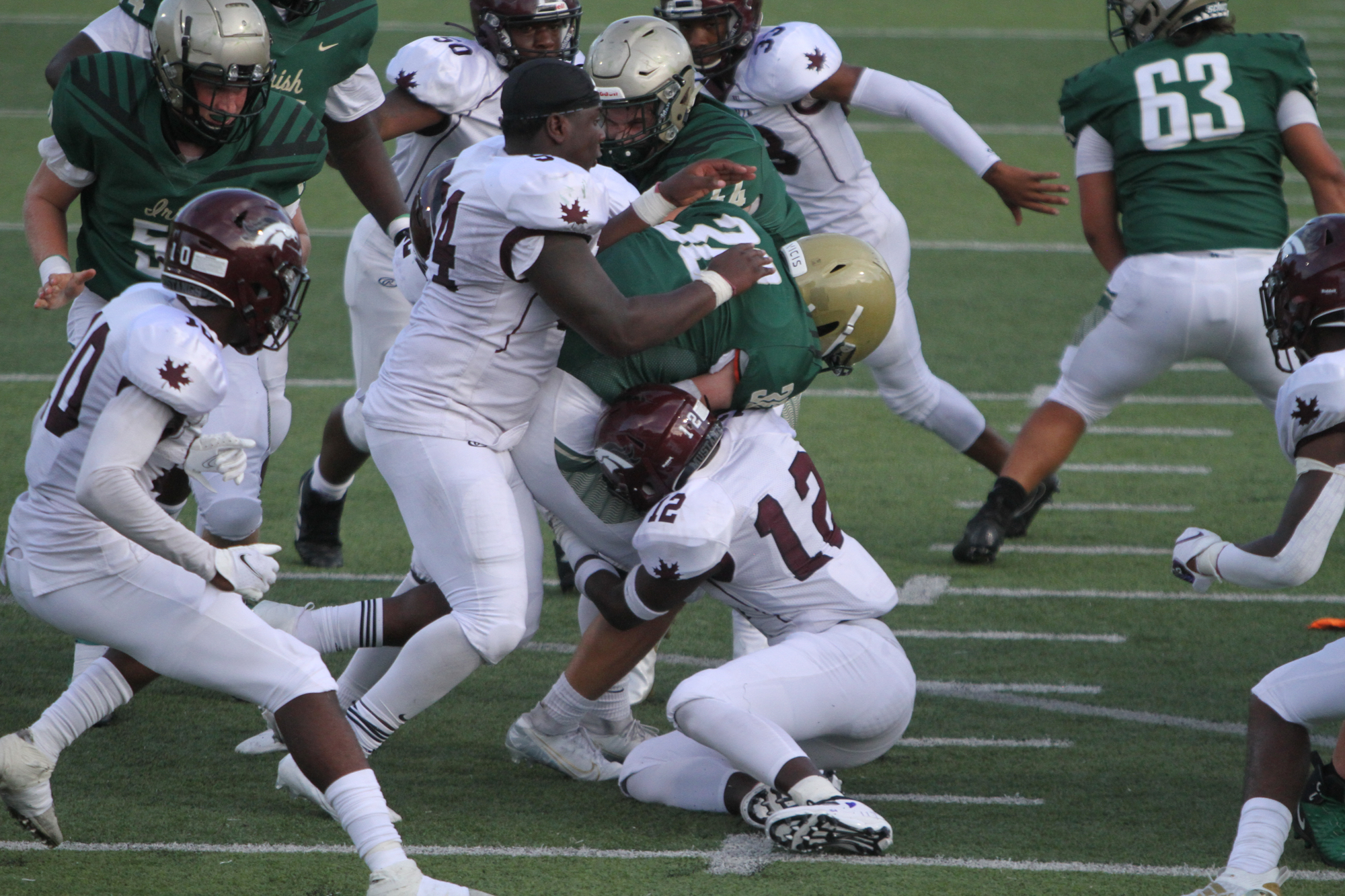 Maple Heights at St. Vincent-St Mary Football, August 29, 2020 ...