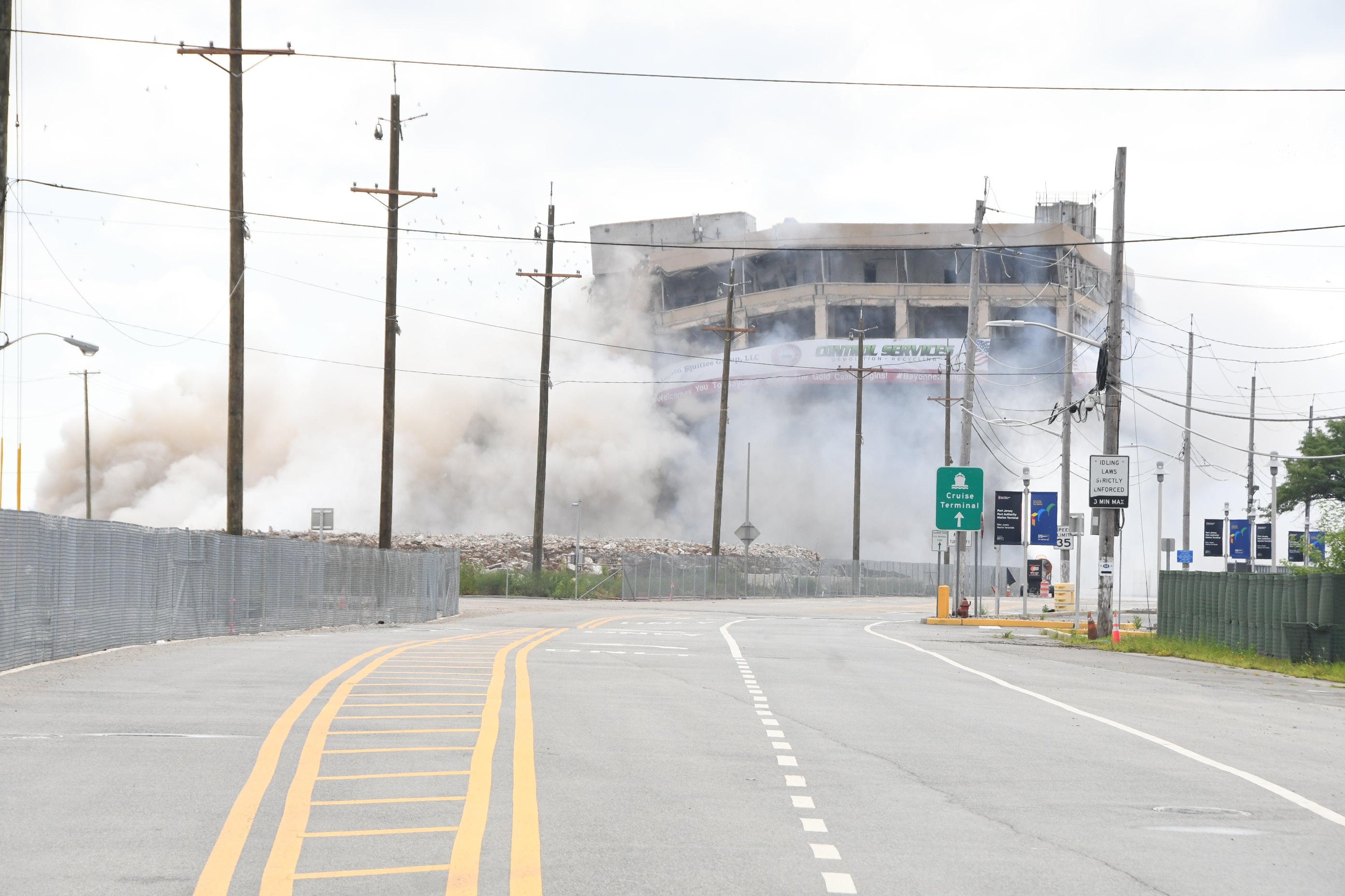 World War II-era building at former Military Ocean Terminal at Bayonne ...