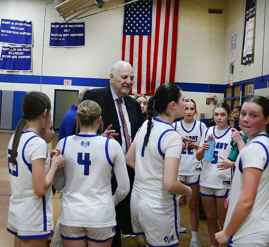 Keefe Tech vs Granby girls Div. V Basketball at Granby High School 2/27 ...