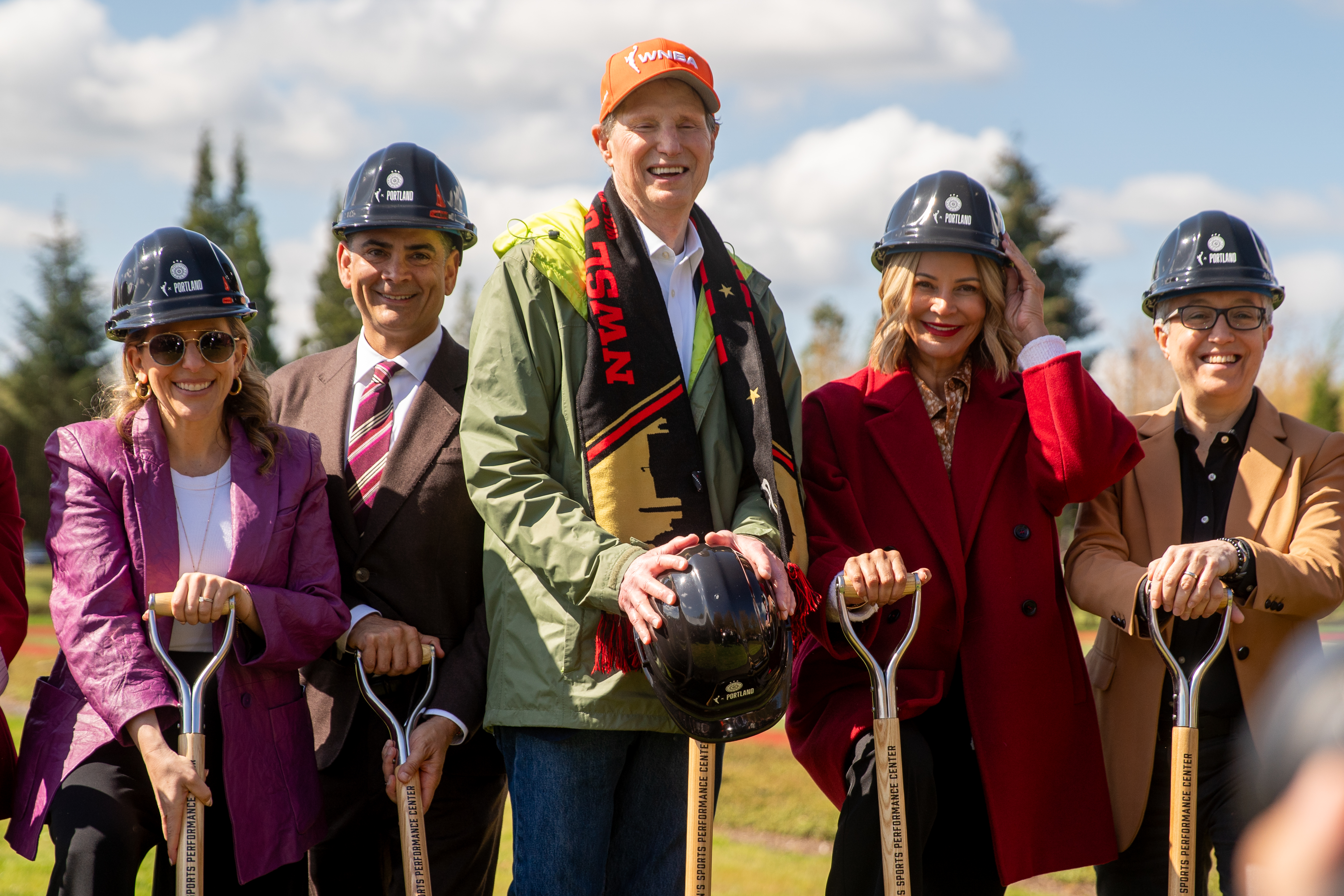 Thorns, WNBA team break ground on Hillsboro practice facility ...