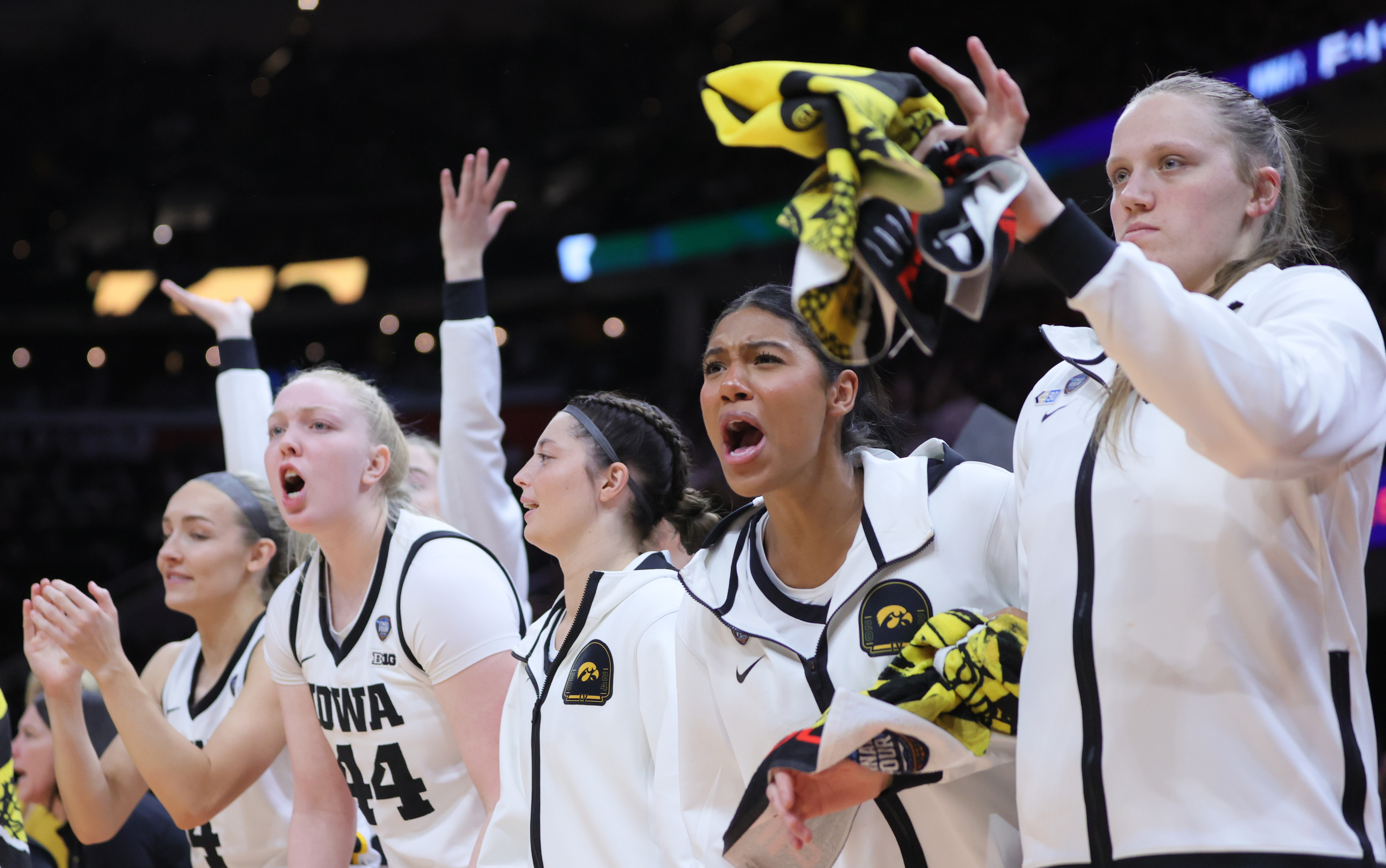 Iowa vs. UConn in Women's Final Four semifinal game, April 5, 2024 ...