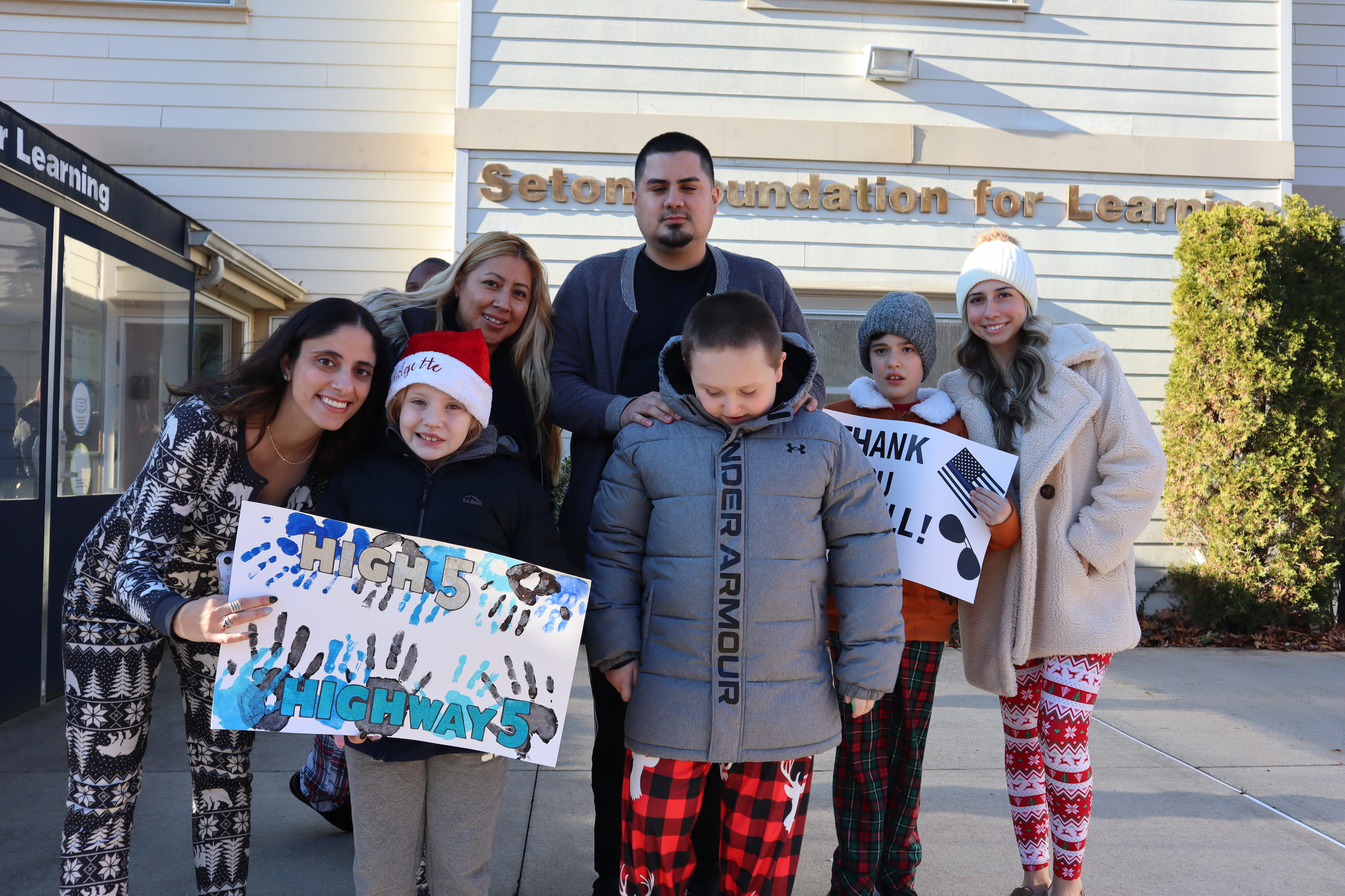 NYPD Highway District 5 officers at Seton Foundation for Learning for ...