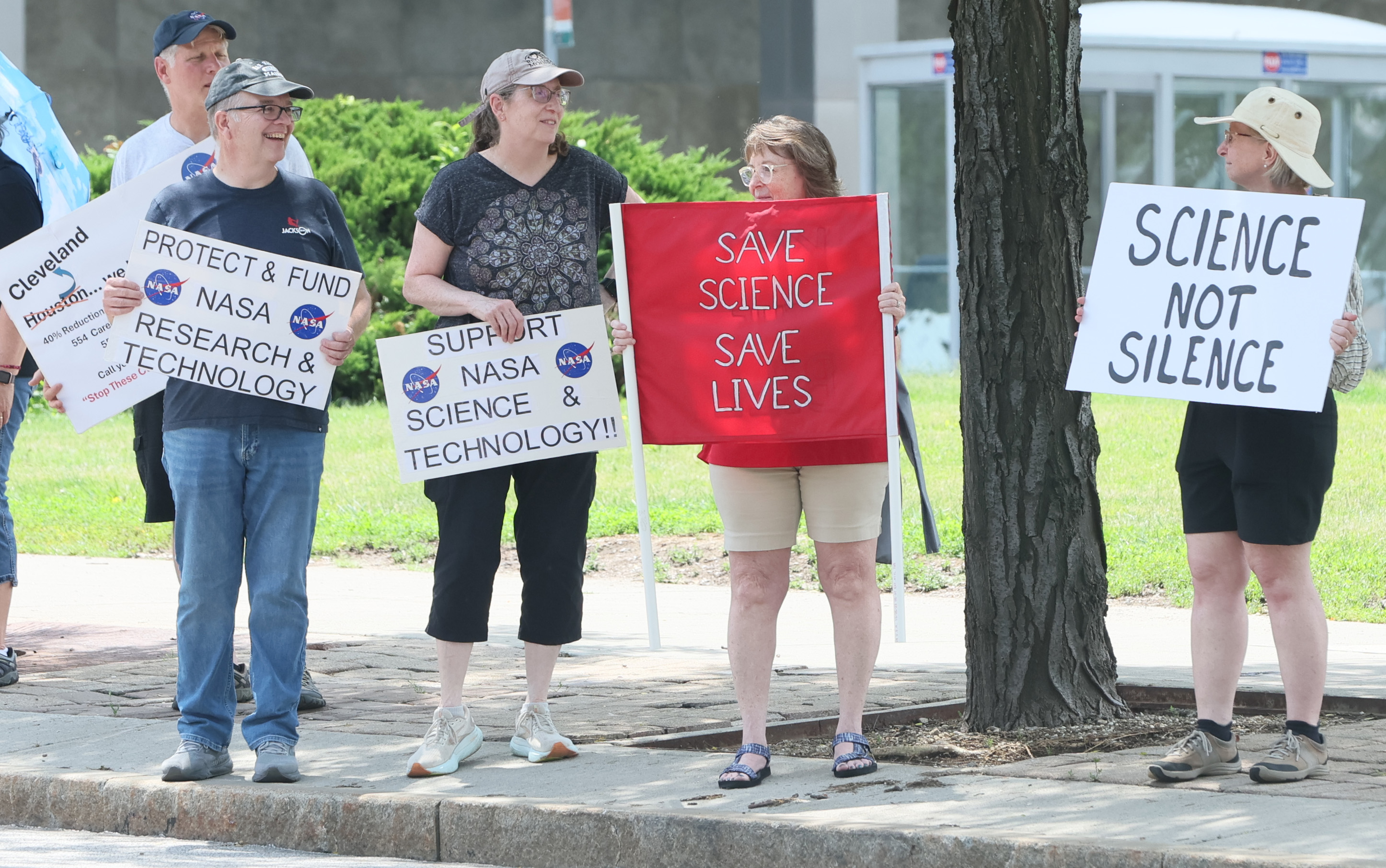 Cleveland protest against the proposed cuts to NASA in 2026 - cleveland.com