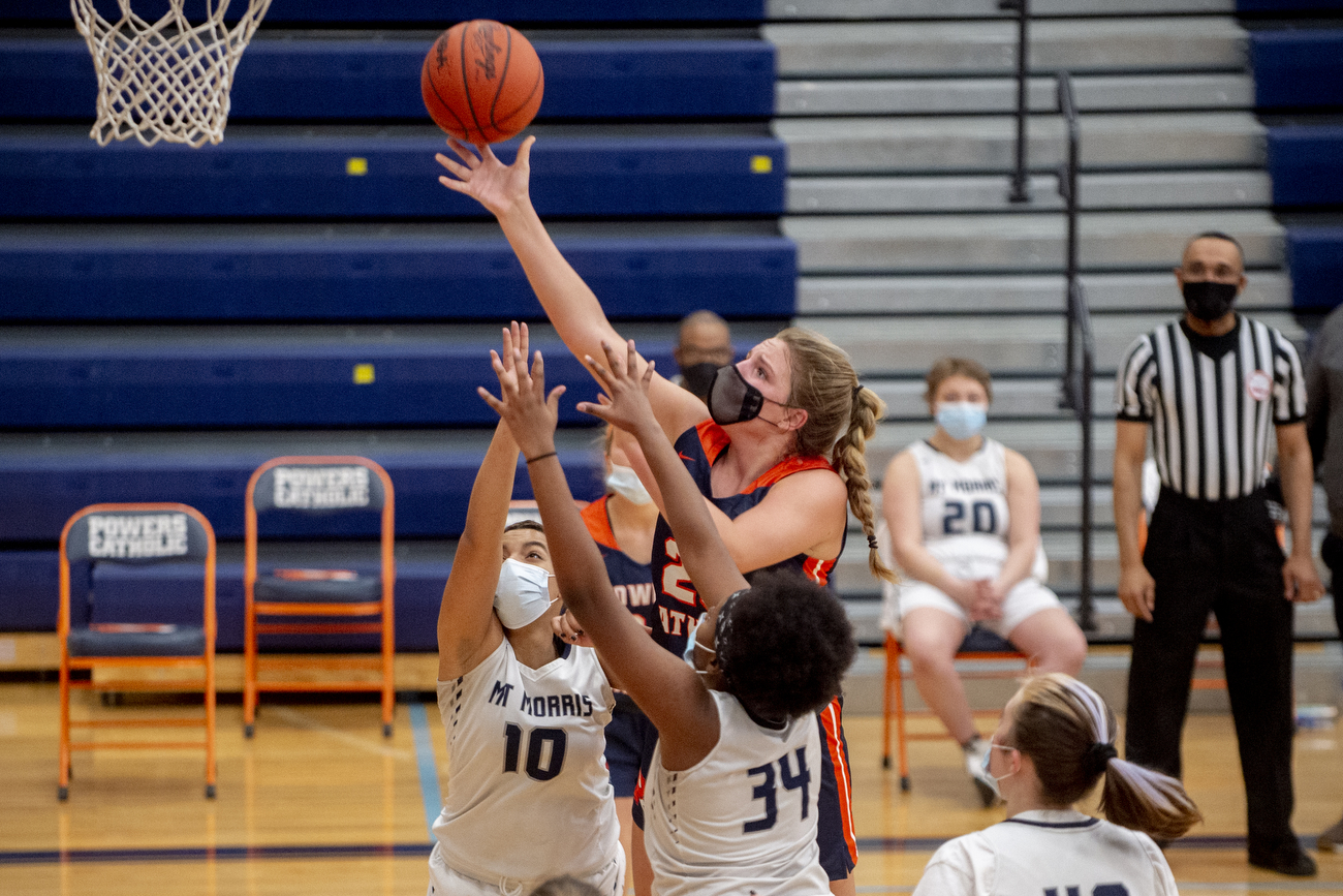 Flint Powers Catholic girls basketball defeats Mt. Morris 51-44 - mlive.com