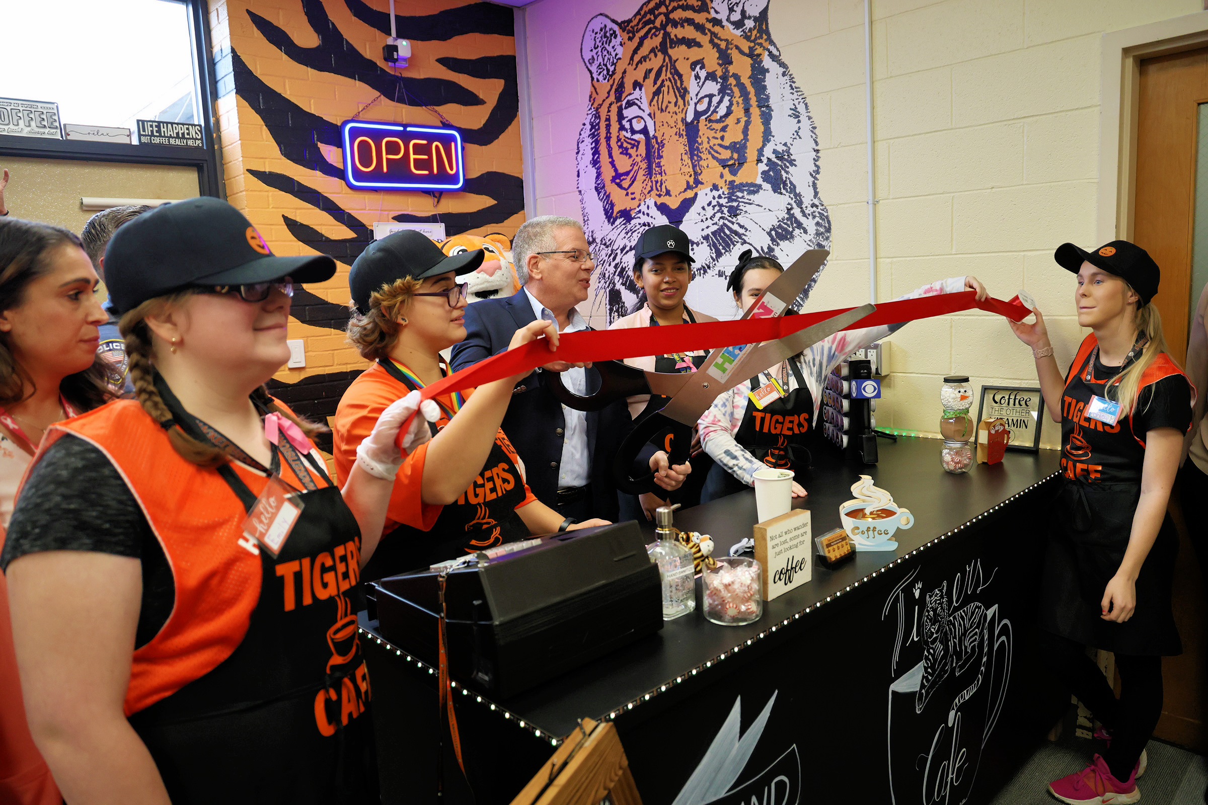 Grand Opening of Tiger Cafe at Hackettstown High School ...