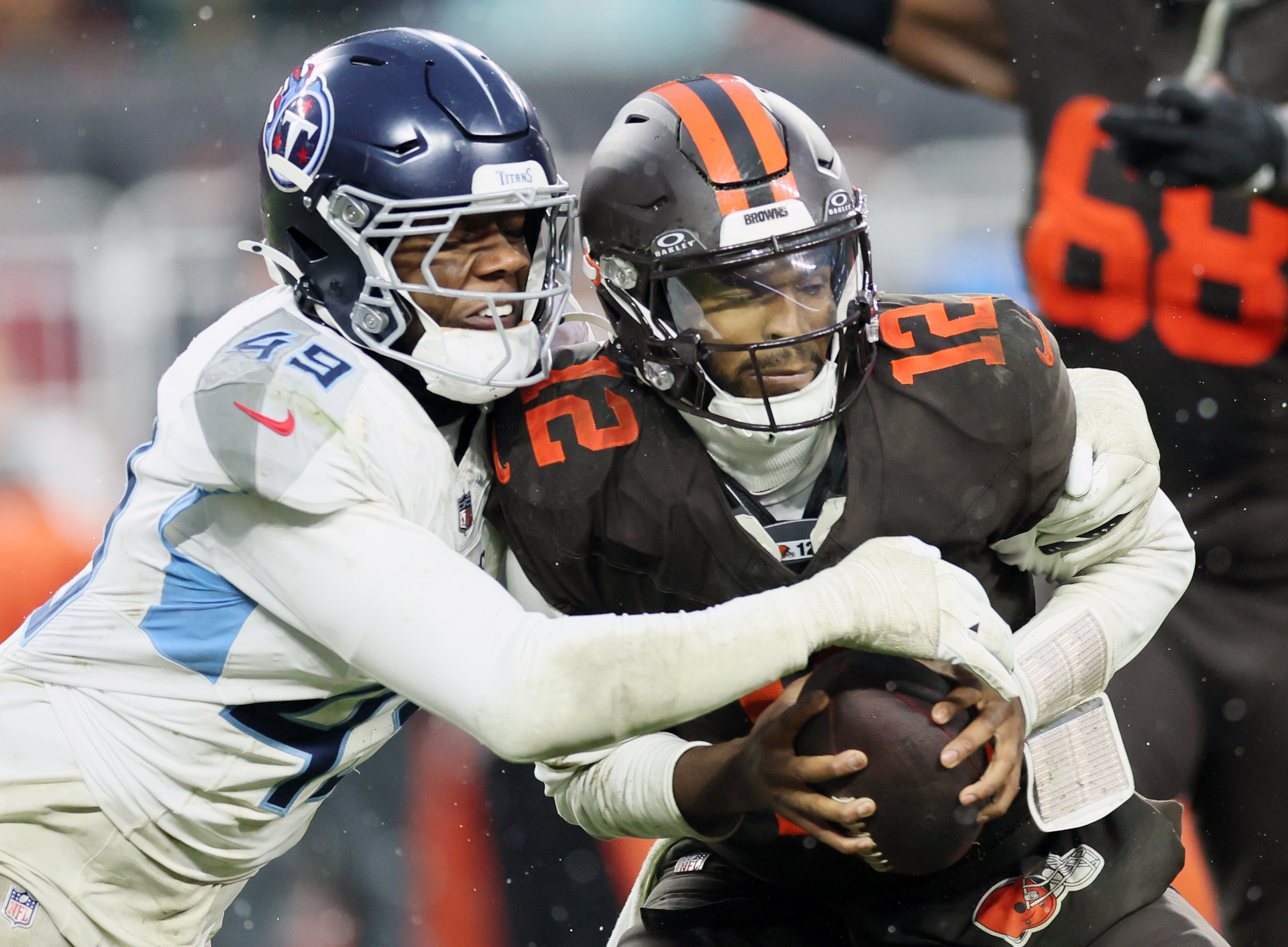 Cleveland Browns quarterback Shedeur Sanders vs. Tennessee Titans ...