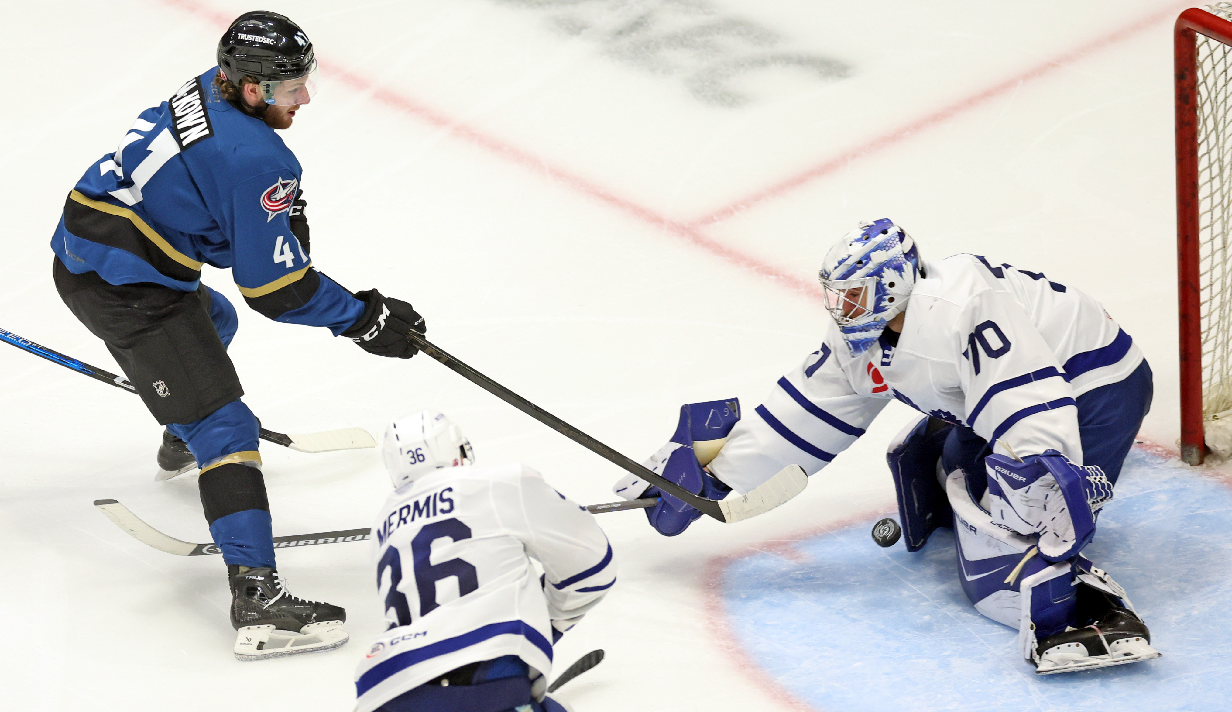 Cleveland Monsters vs. Toronto Marlies, Game 1 of the AHL Calder Cup ...