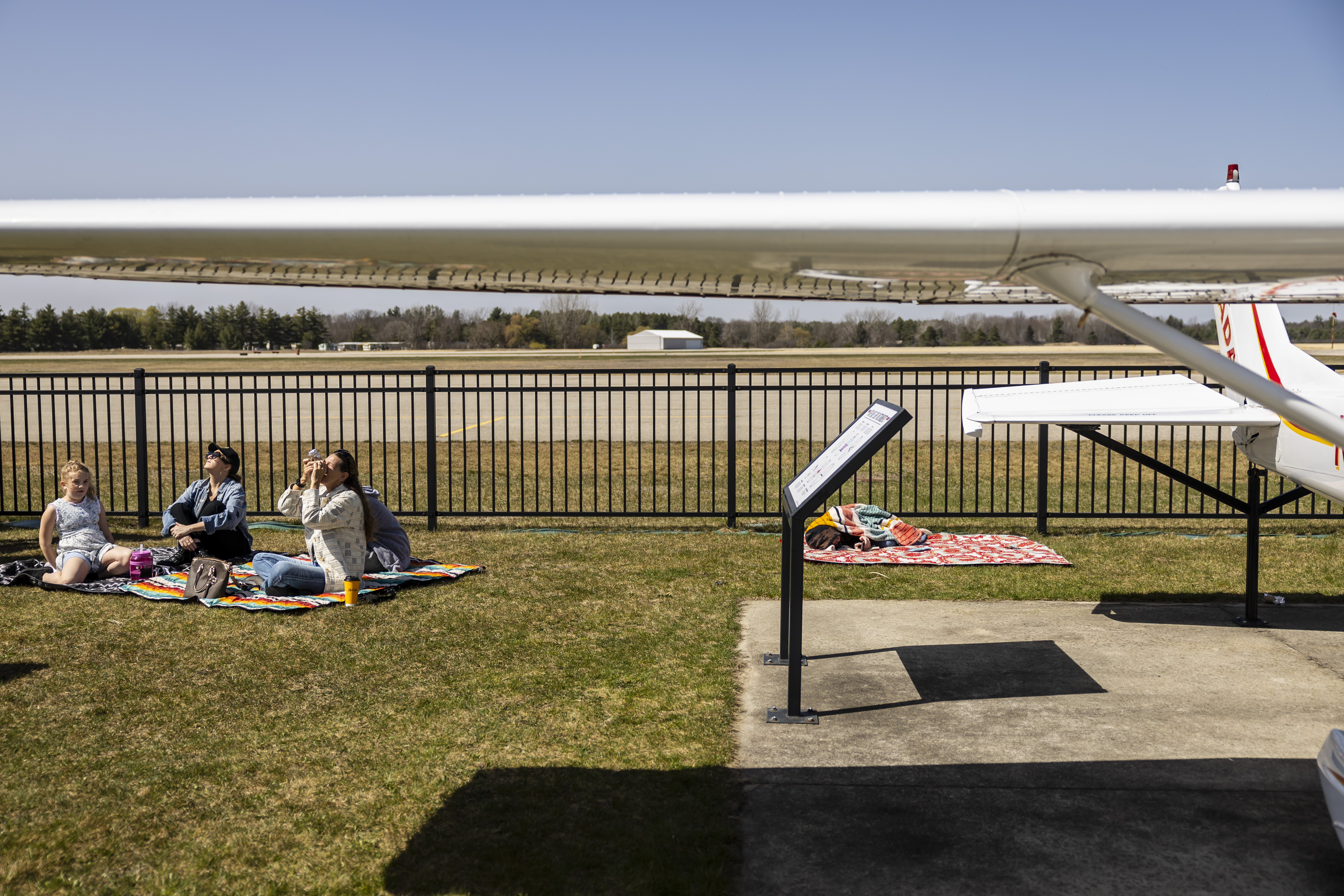 Midland’s Jack Barstow Airport hosts communities to watch solar eclipse ...