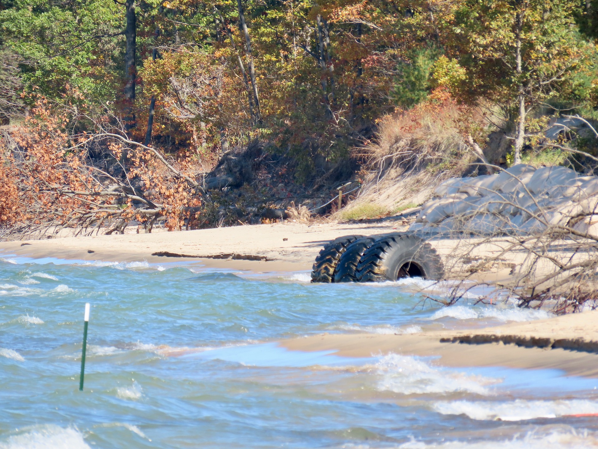 Beach armor plans rile Lake Michigan town - mlive.com