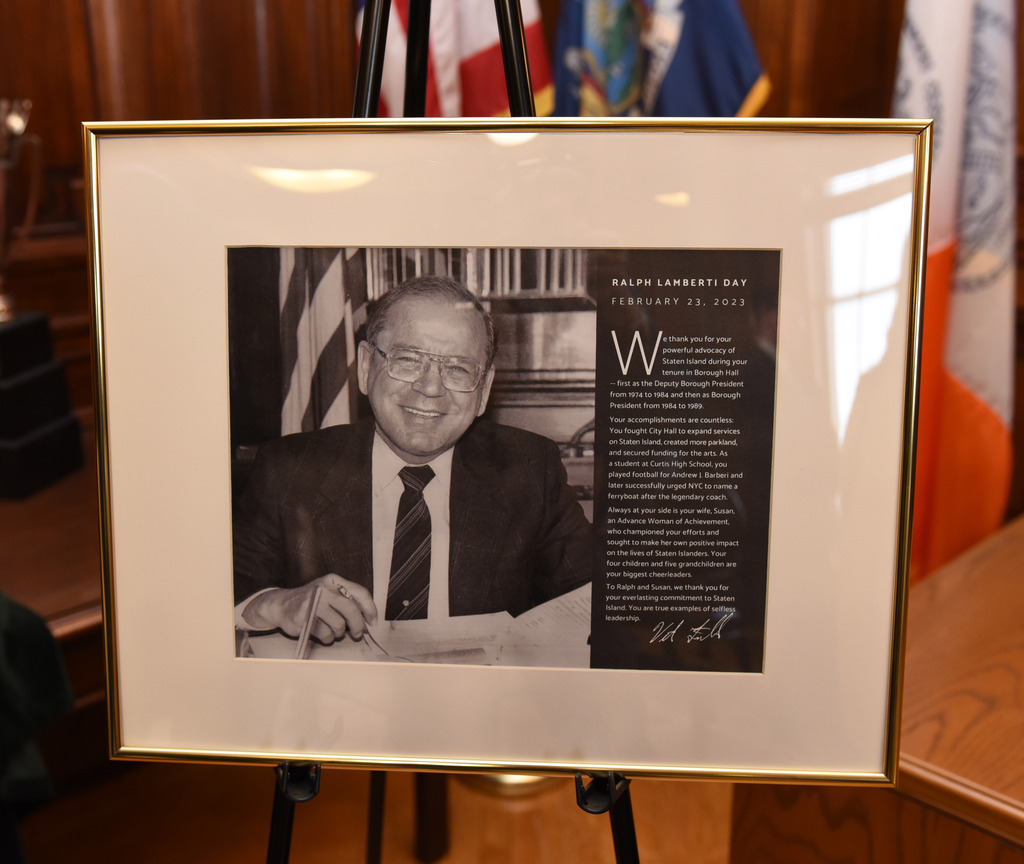 “Ralph Lamberti Day” | Former Staten island Borough President honored ...