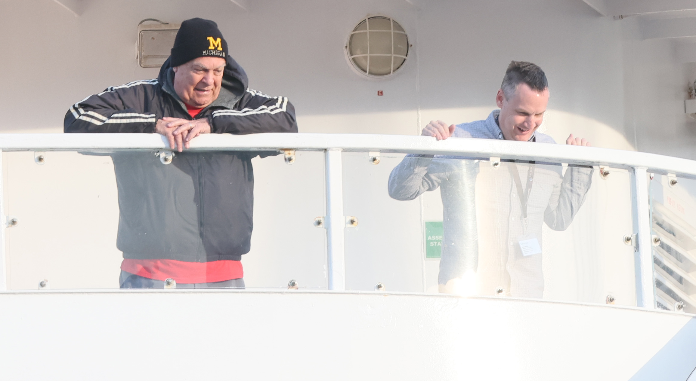 Cruise ship Victory I docks at the Port of Cleveland, April 29, 2025 ...