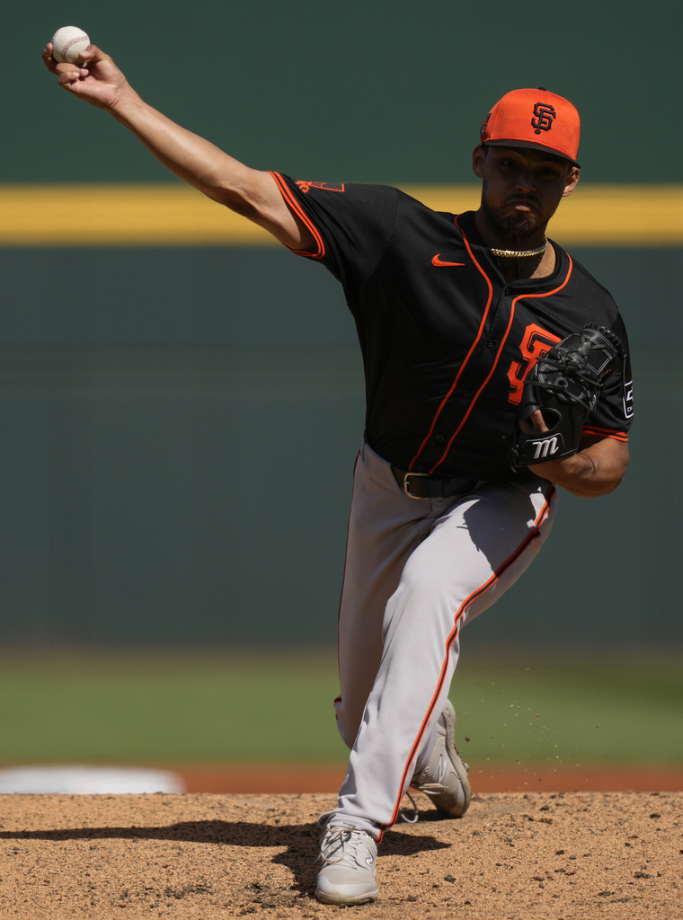 Cleveland Guardians vs. San Francisco Giants in preseason game, March 3 ...
