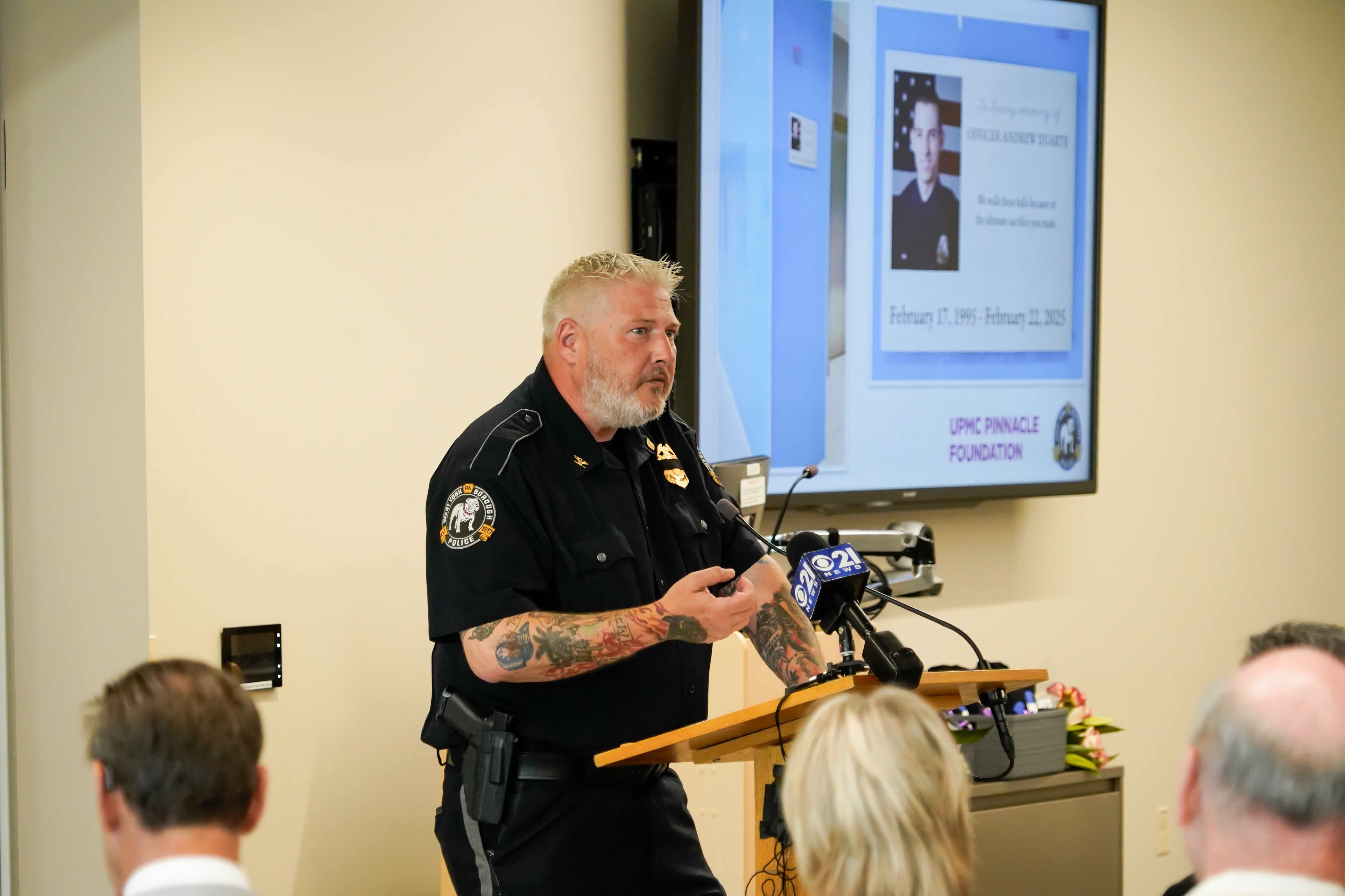 UPMC Memorial renames ICU after fallen officer Andrew Duarte - pennlive.com