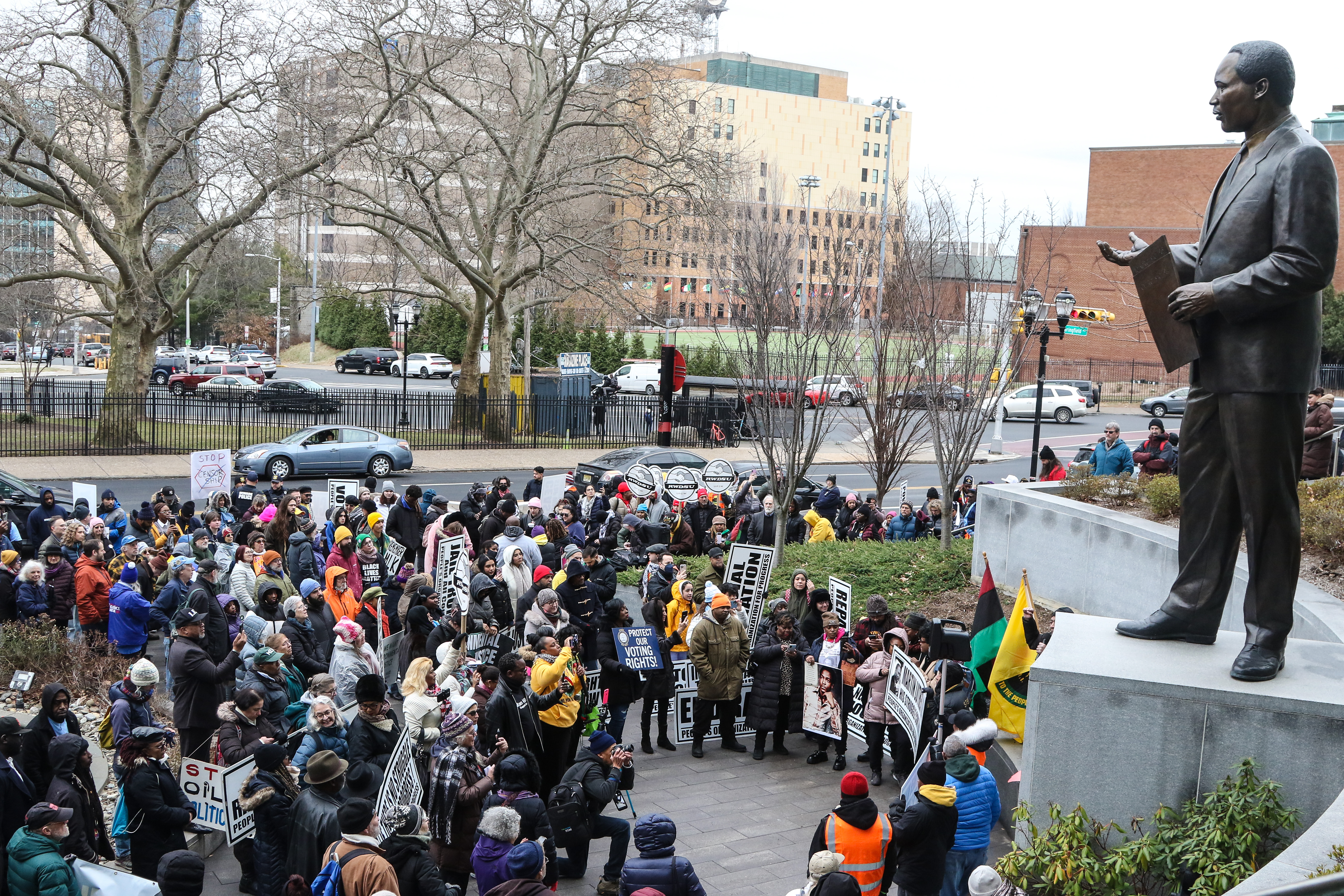 MLK March of Resistance in Newark on Saturday, January 18, 2025. - nj.com