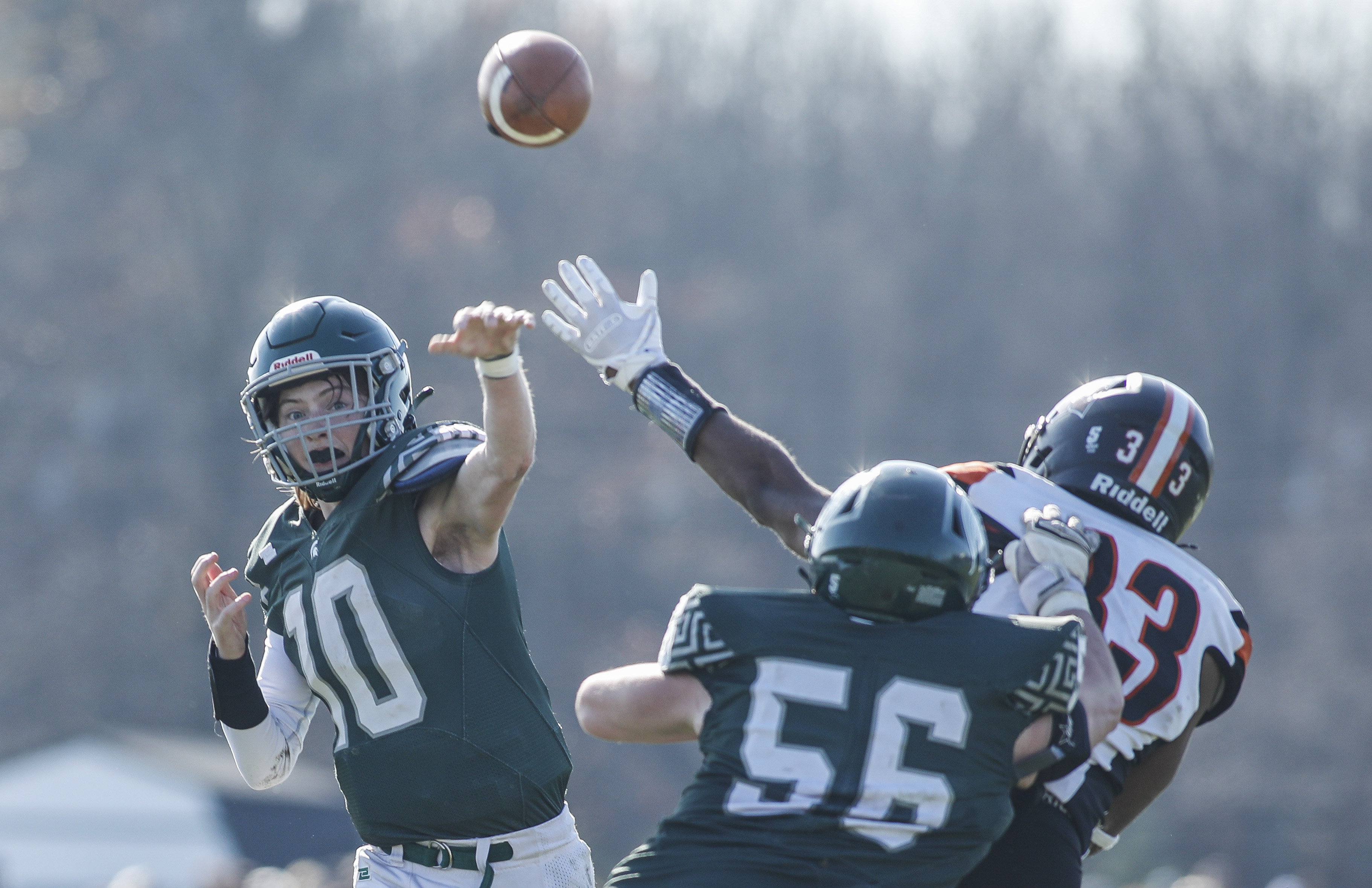 Football: Steinert vs. Hamilton West in Thanksgiving Day rivalry game ...
