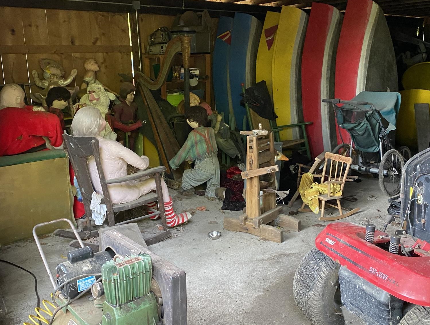 Ruins and remnants of Deer Forest Fun Park in Coloma, Michigan - mlive.com