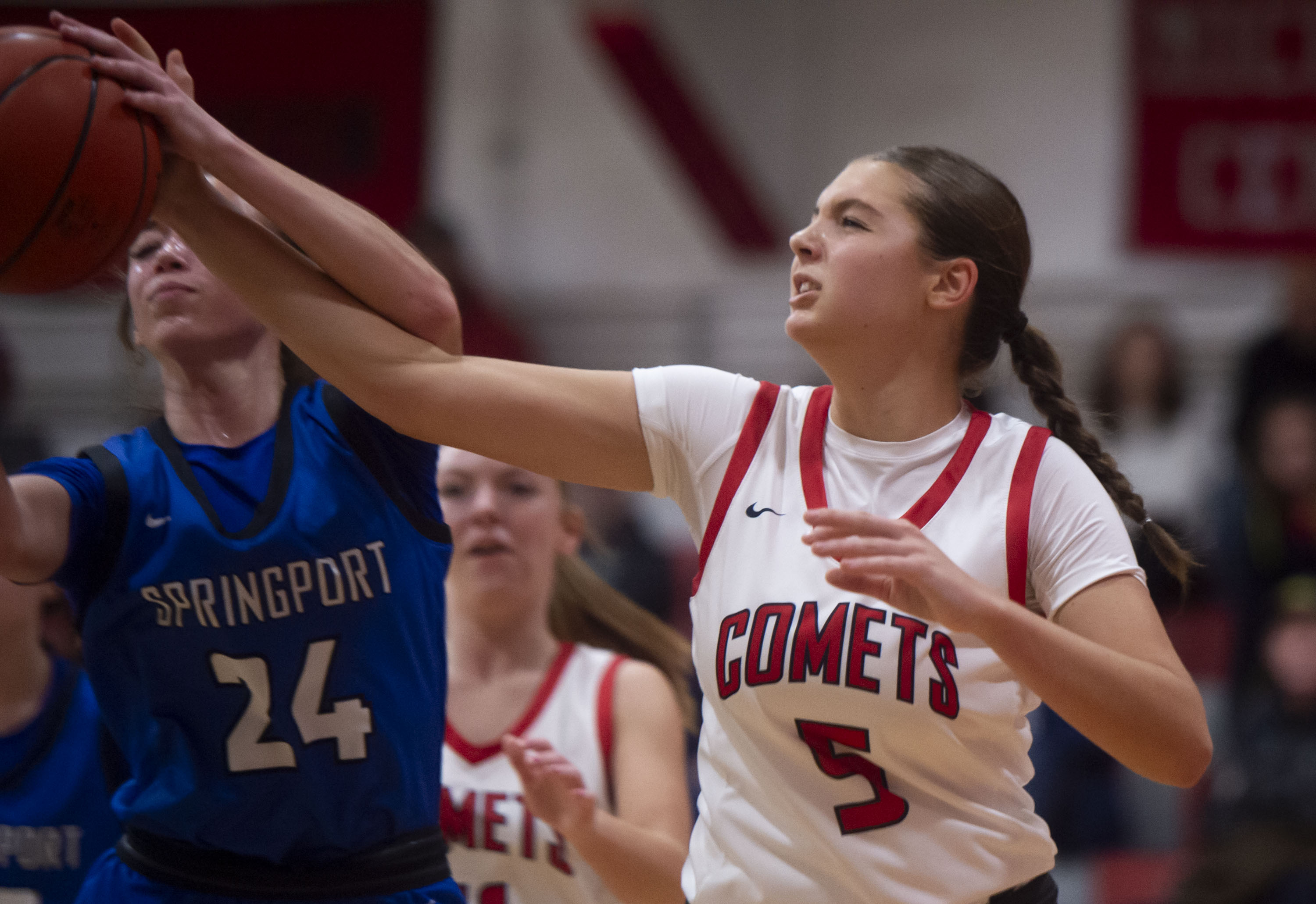 See photos as Springport's girls basketball defeats Hanover-Horton ...