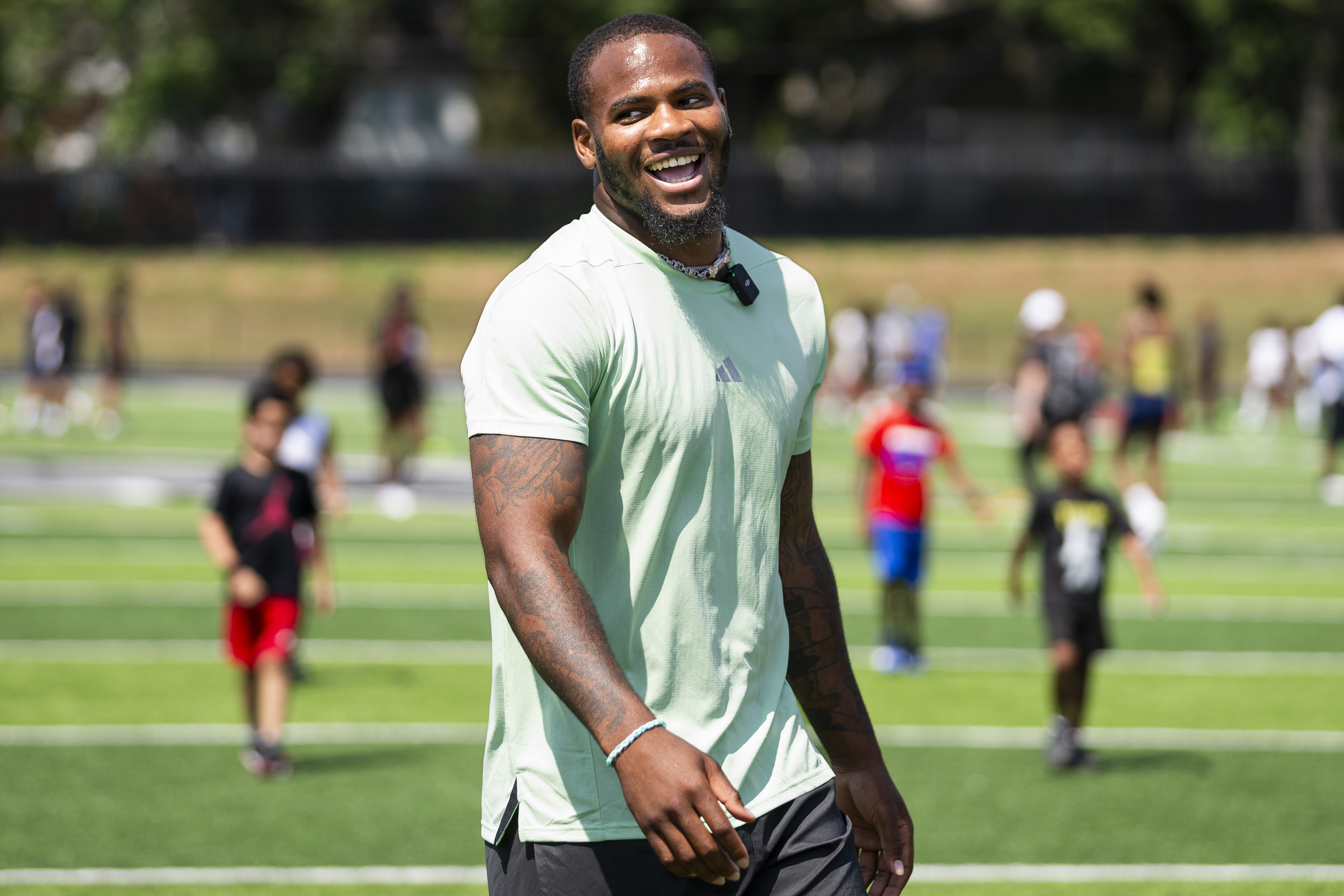 Micah Parsons Lions Den Football Camp - pennlive.com