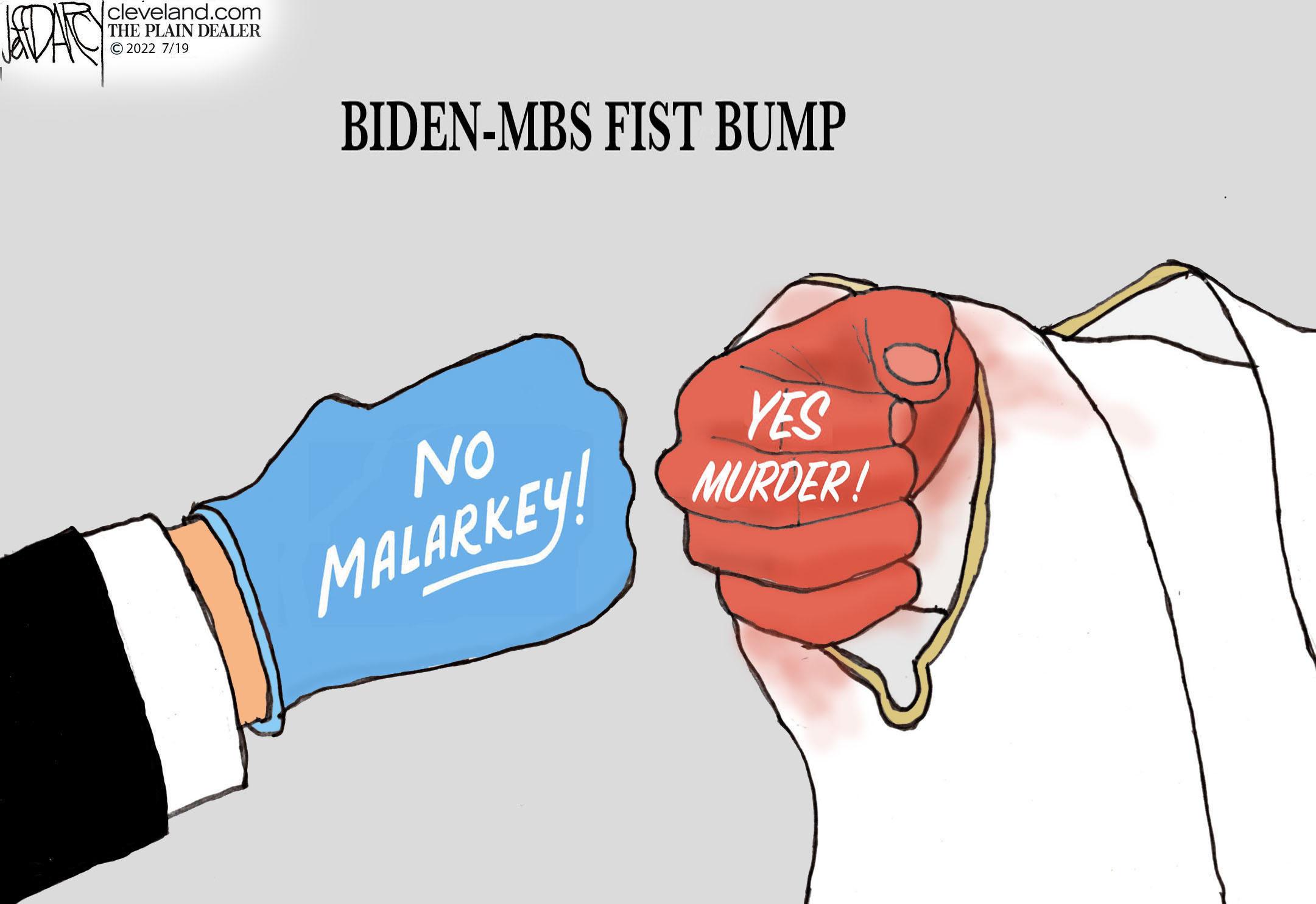 Fist Bump Cartoon