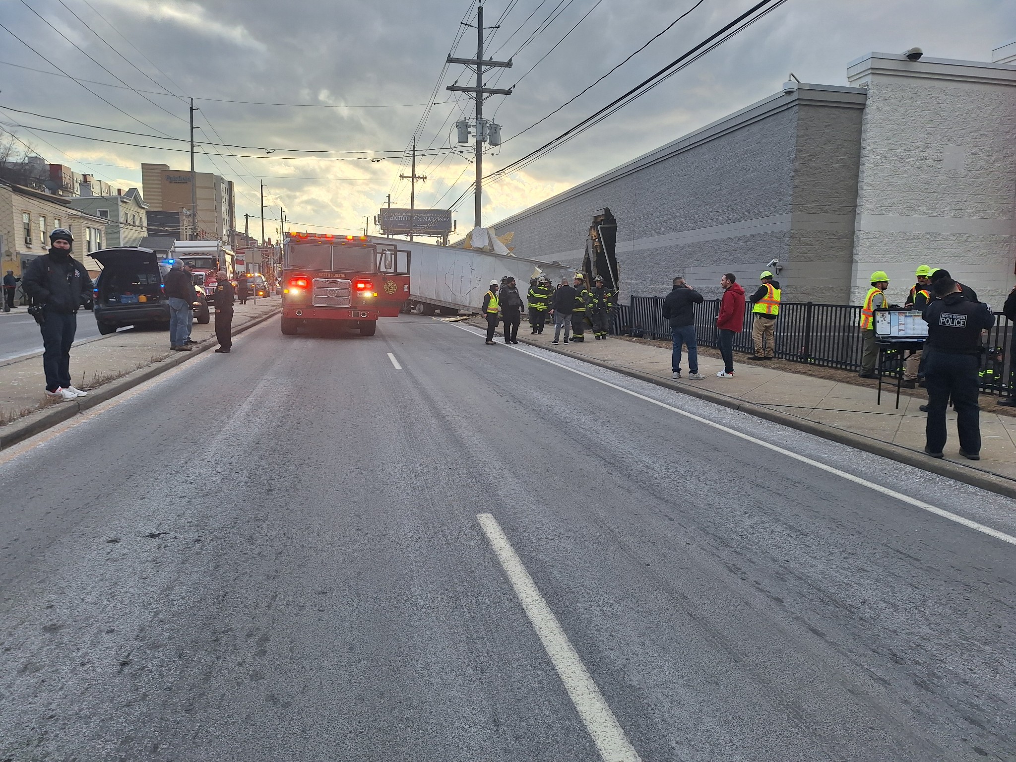 Dump truck plows through side of North Bergen Target - nj.com