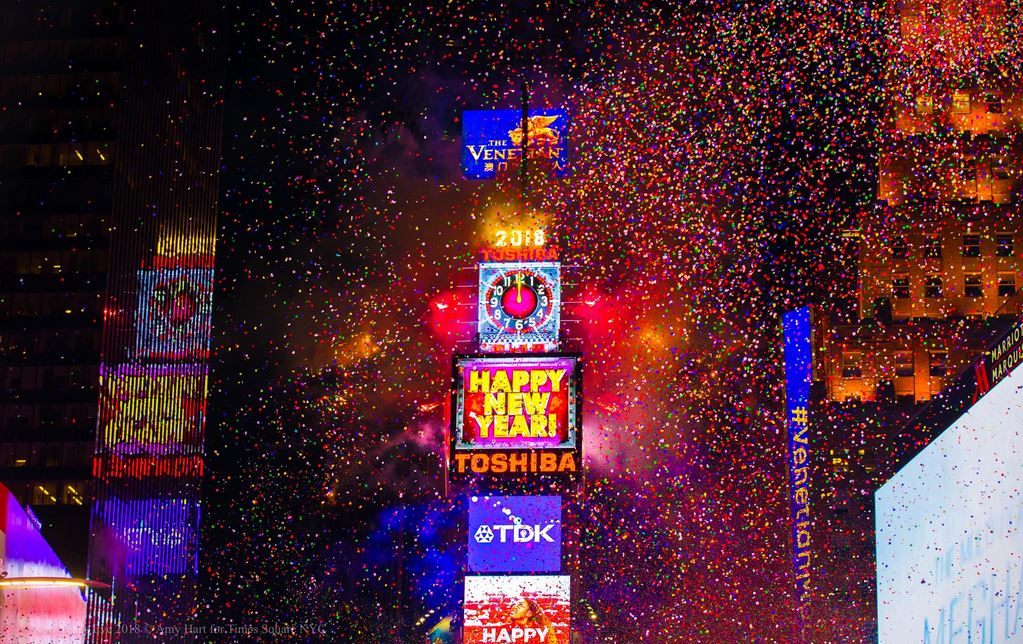 Times Square Ball Drop Countdown