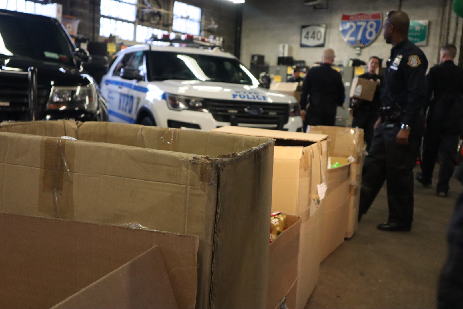 NYPD Highway District 5 officers at Seton Foundation for Learning for ...